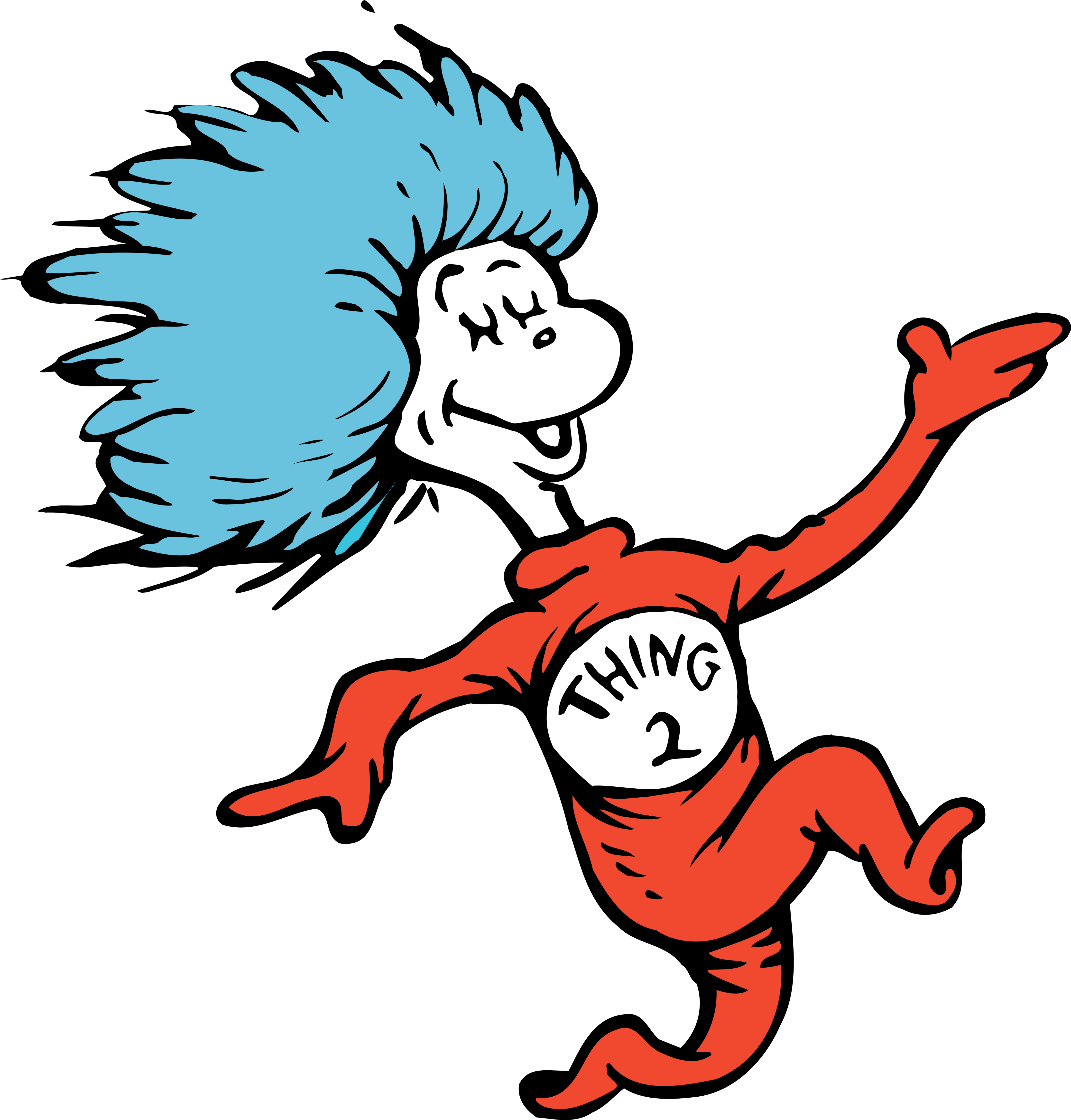 Thing 2 Svg, Dr. Seuss Svg, Dr. Seuss Clipart, Dr. Seuss Tea | Inspire ...
