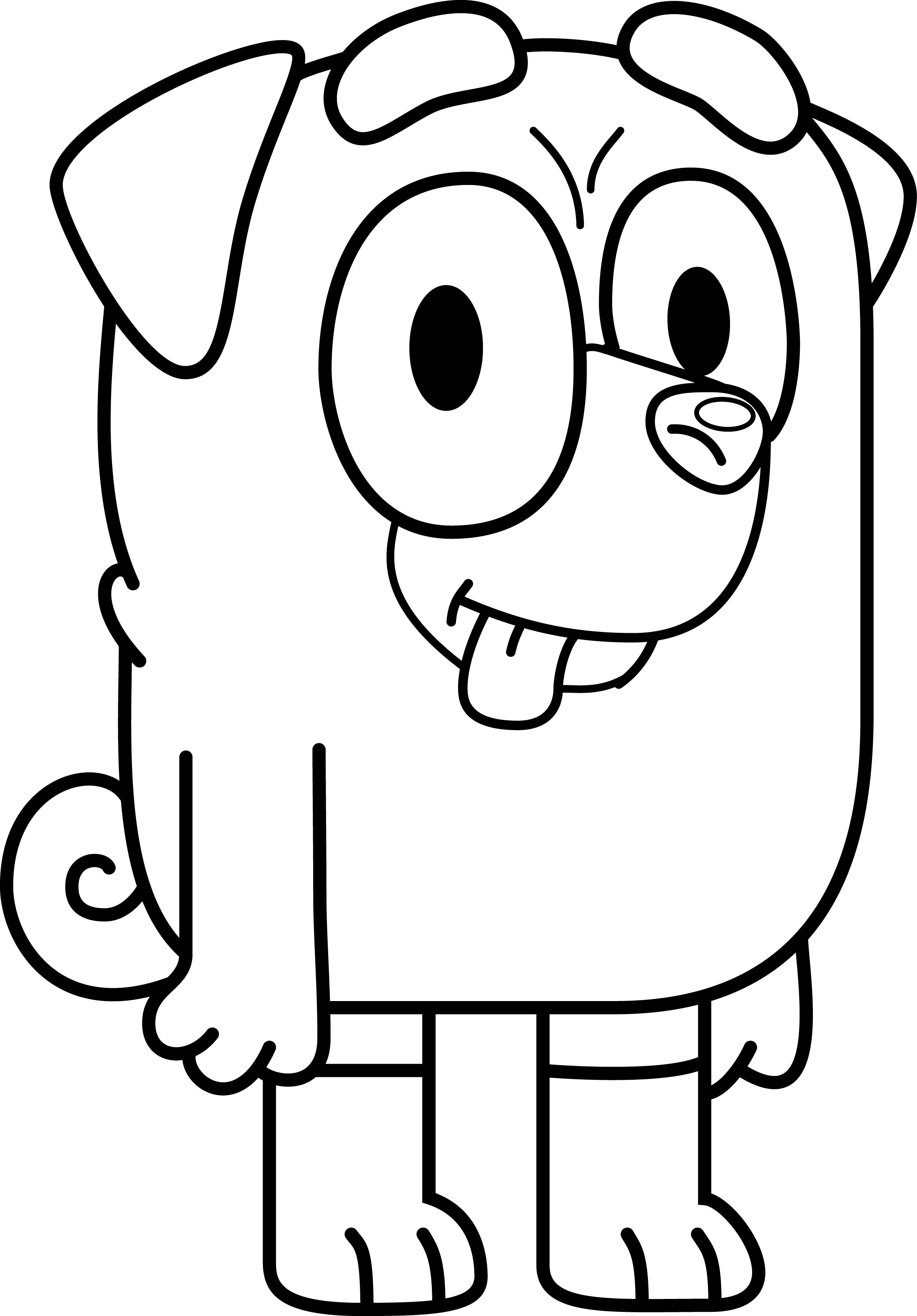 Buddy outline Svg, Bluey Svg, Bluey Heeler Svg, Bluey Dog Sv | Inspire ...