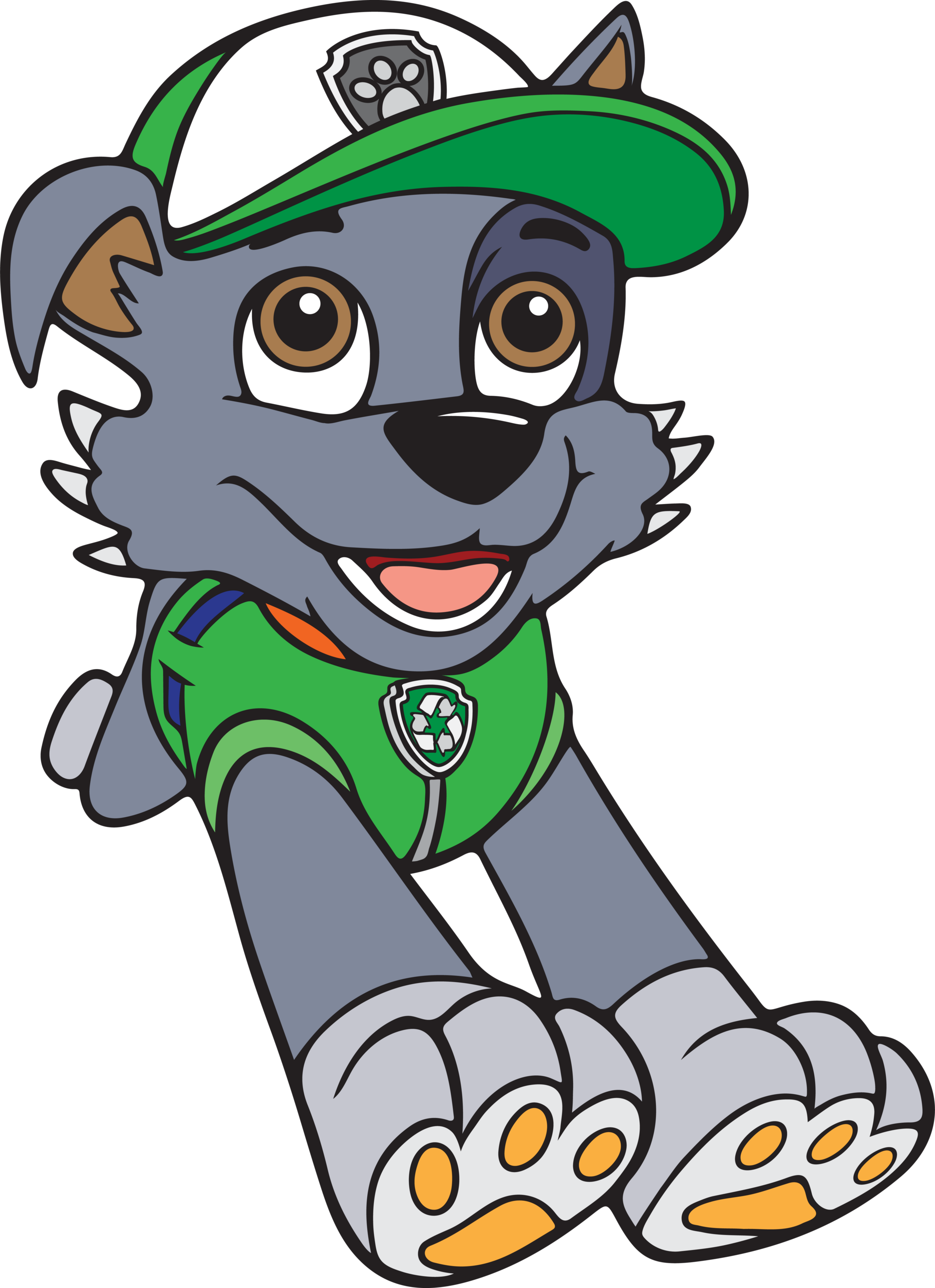 Rocky Svg, Paw Patrol Svg, Paw patrol Clipart, Cartoon Paw S | Inspire ...