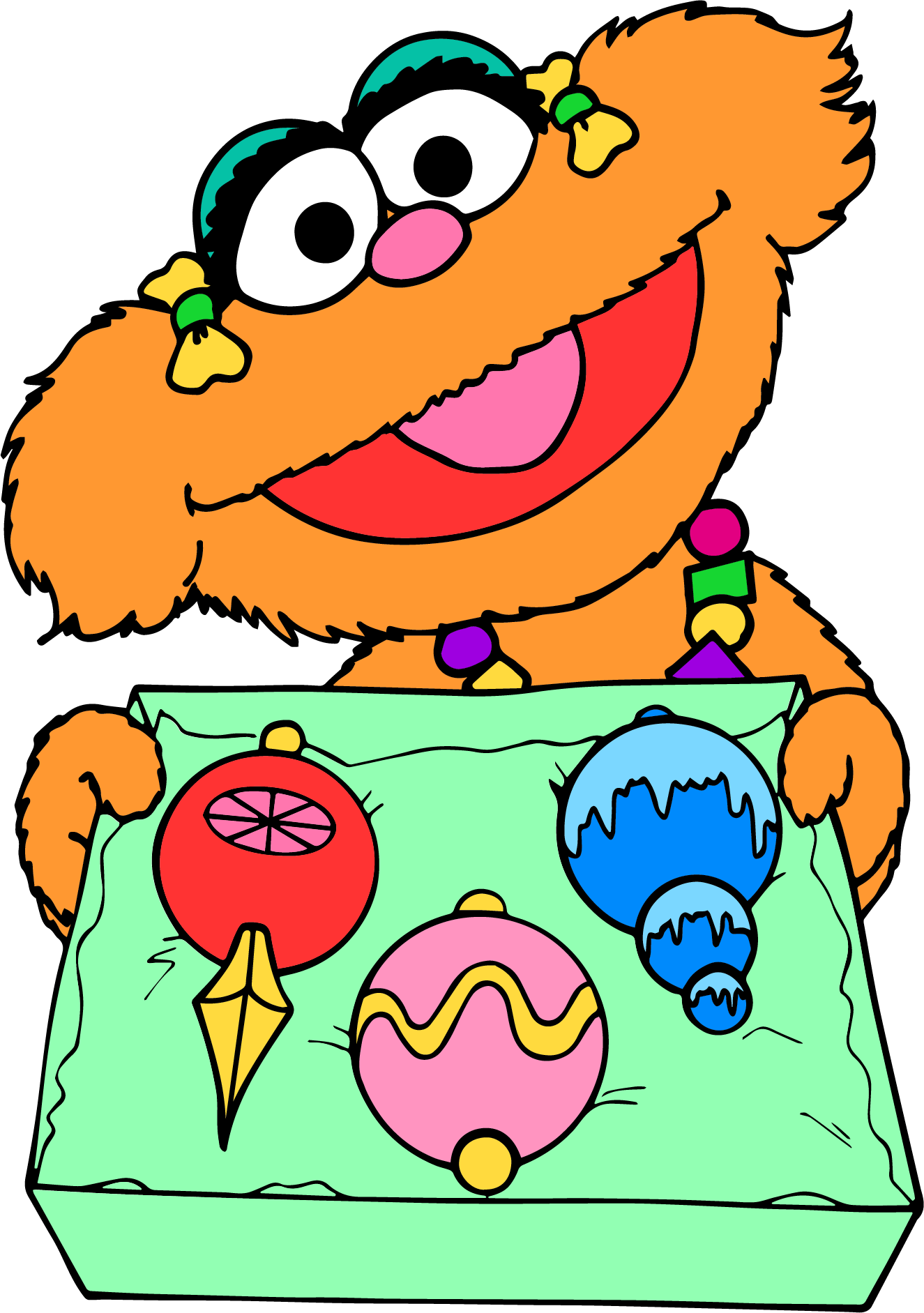 Zoe Christmas Svg, Sesame Street Svg, Cartoon Svg, Children | Inspire ...