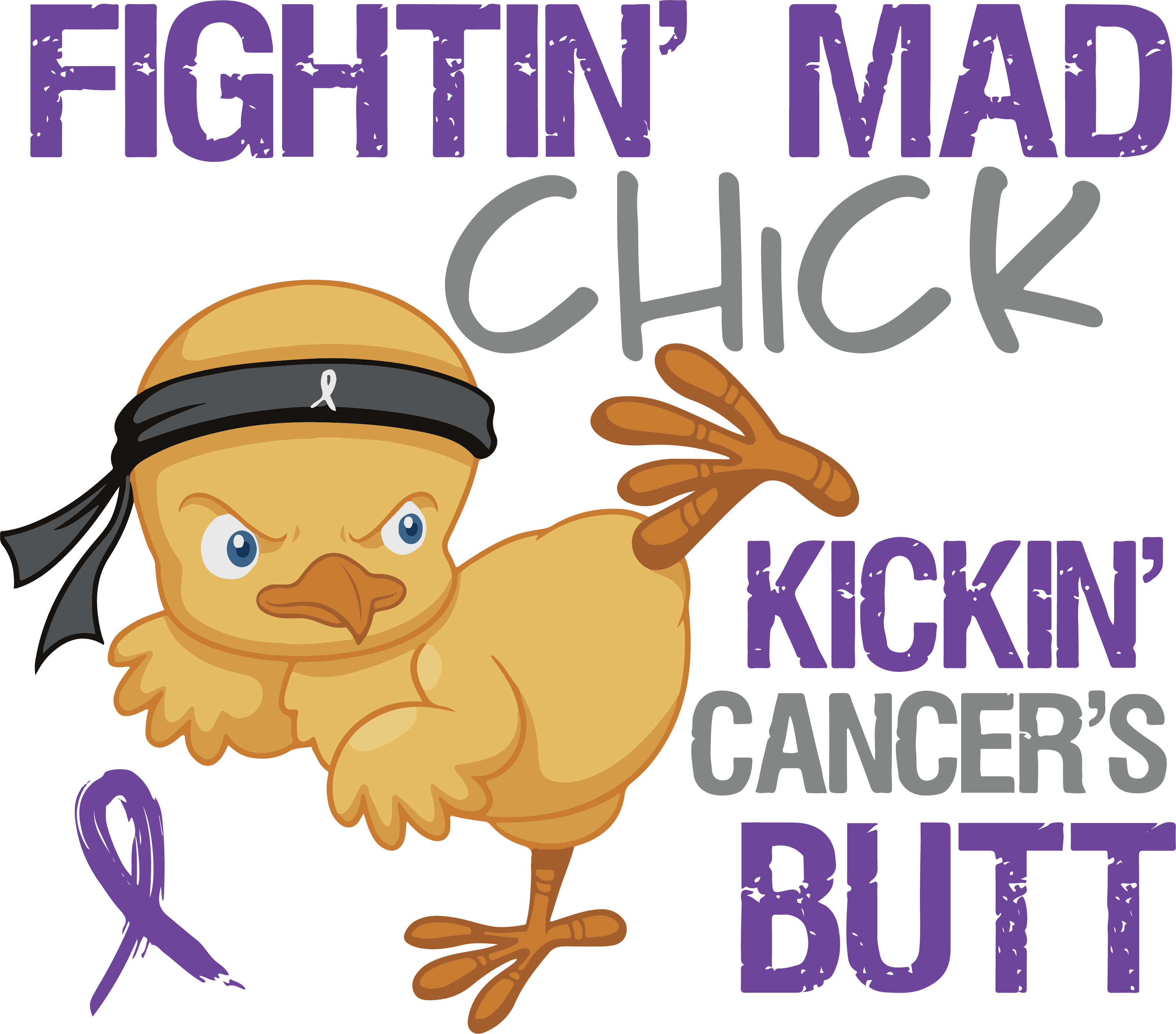 Fightin' Mad Chick Kickin' Cancer's Butt Svg, Breast Cancer | Inspire ...