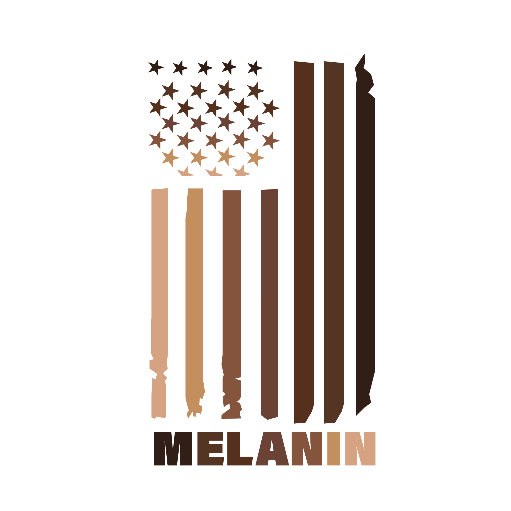 Melanin Flag Svg, Black History Month Svg, African American - Inspire ...