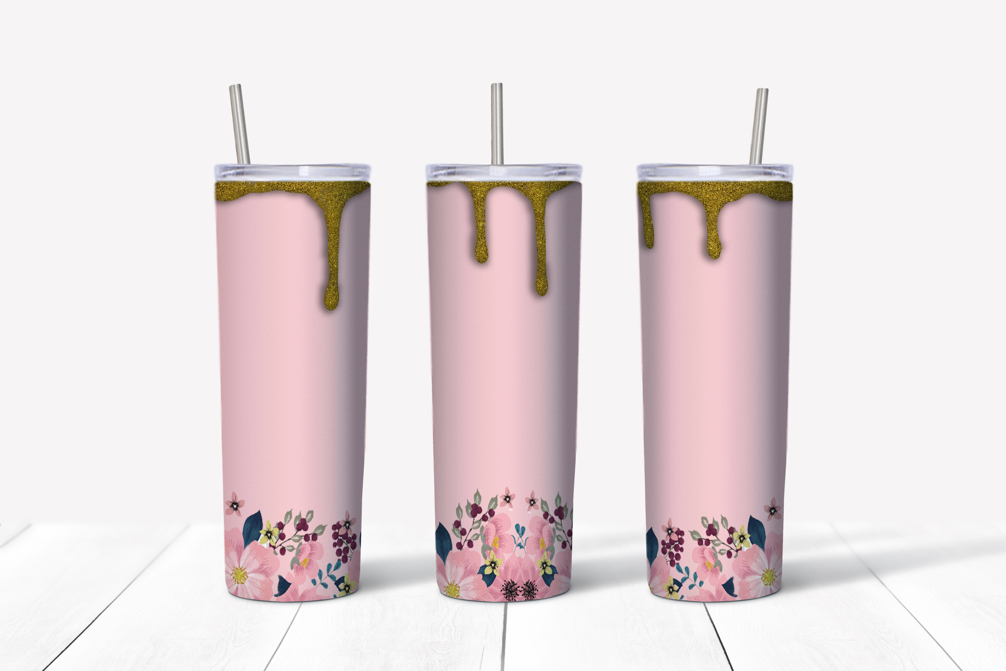 Pink Drip Tumbler | Inspire Uplift