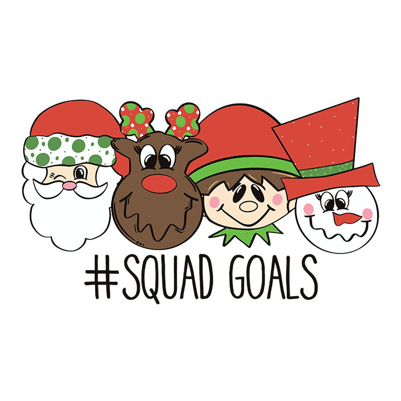 Squad Goals Christmas Svg | Inspire Uplift