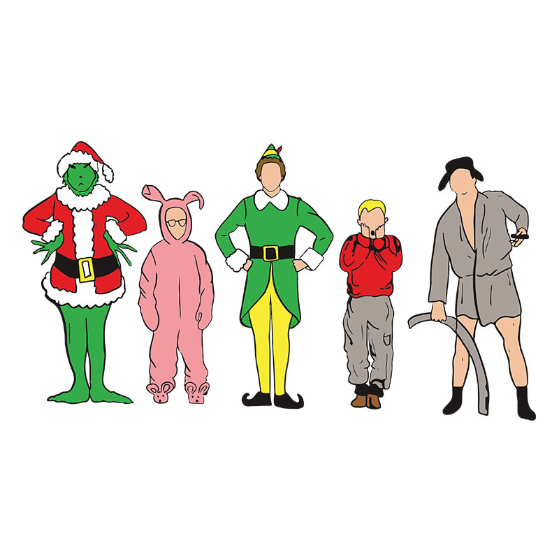 Christmas Friends SVG, Christmas Movie Characters SVG, Chris | Inspire ...