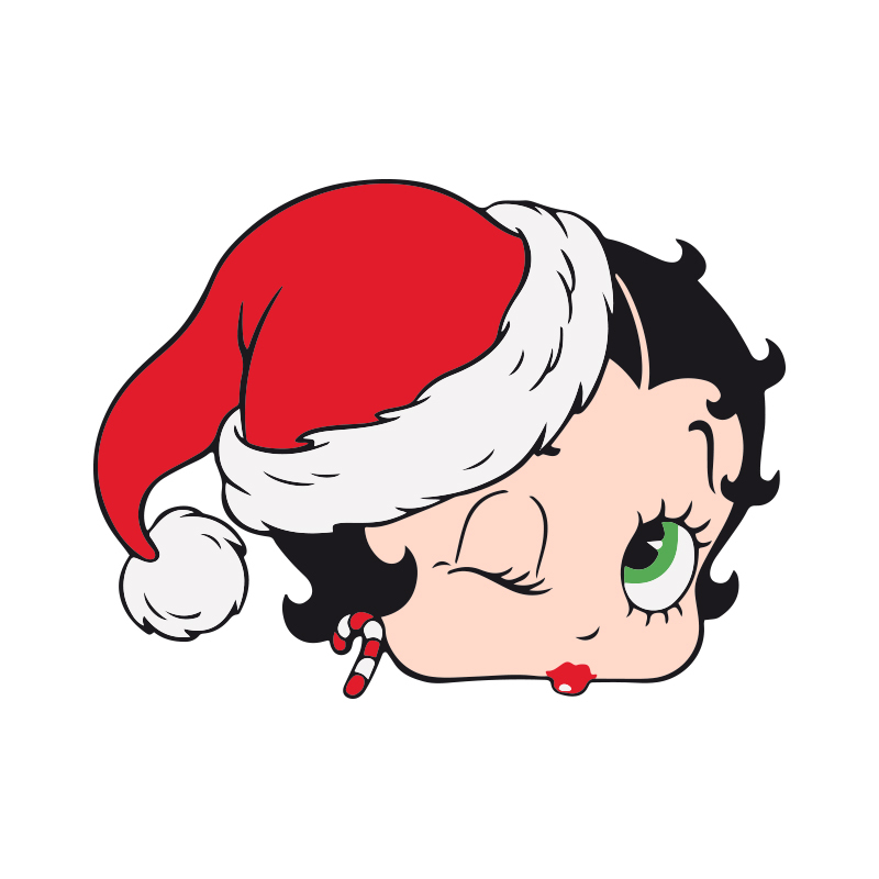 Betty Boop Christmas Svg, Betty Boop Santa Hat Svg, Betty Bo | Inspire ...