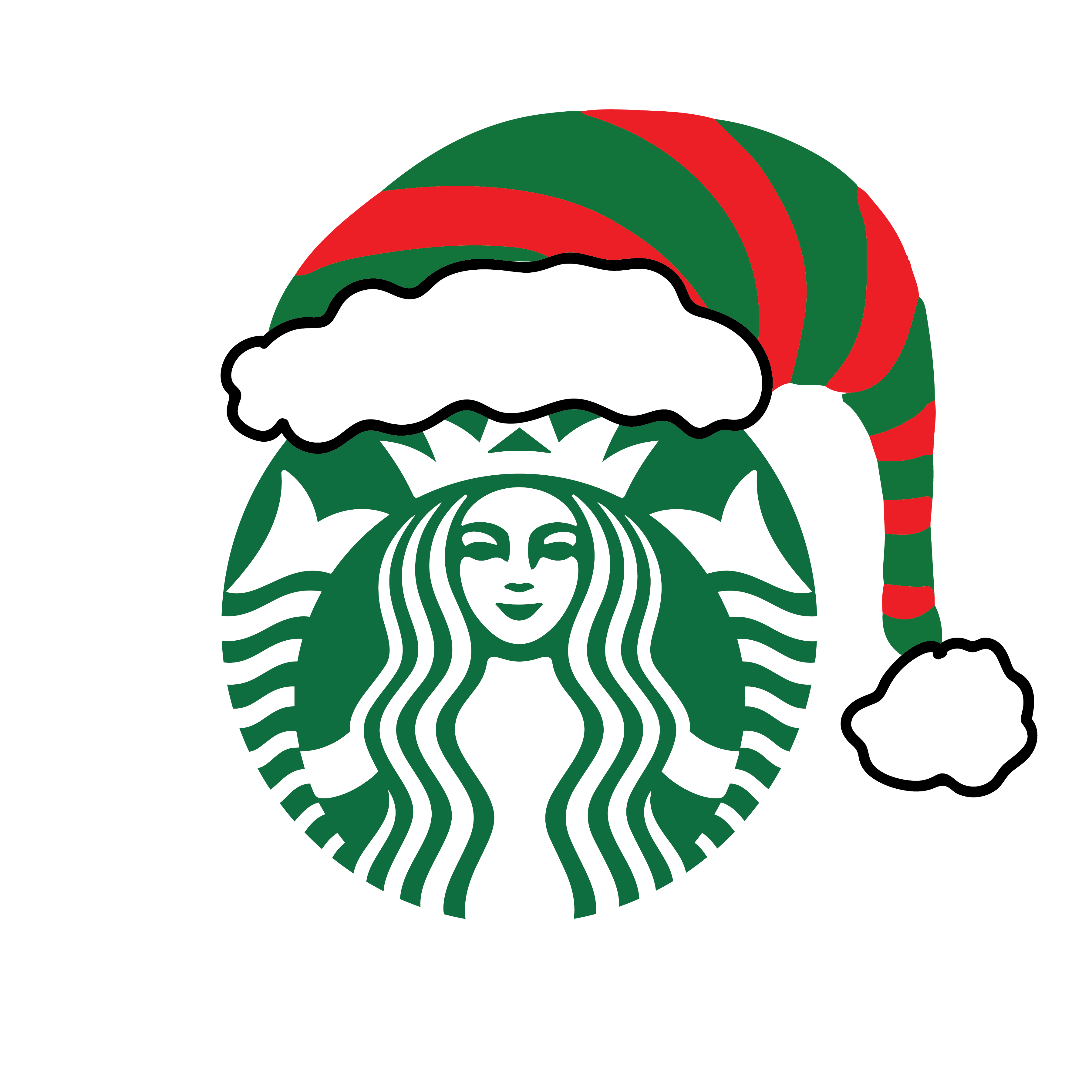Chirstmas Starbucks Svg, Starbucks Santa Hat Svg, Starbucks | Inspire ...