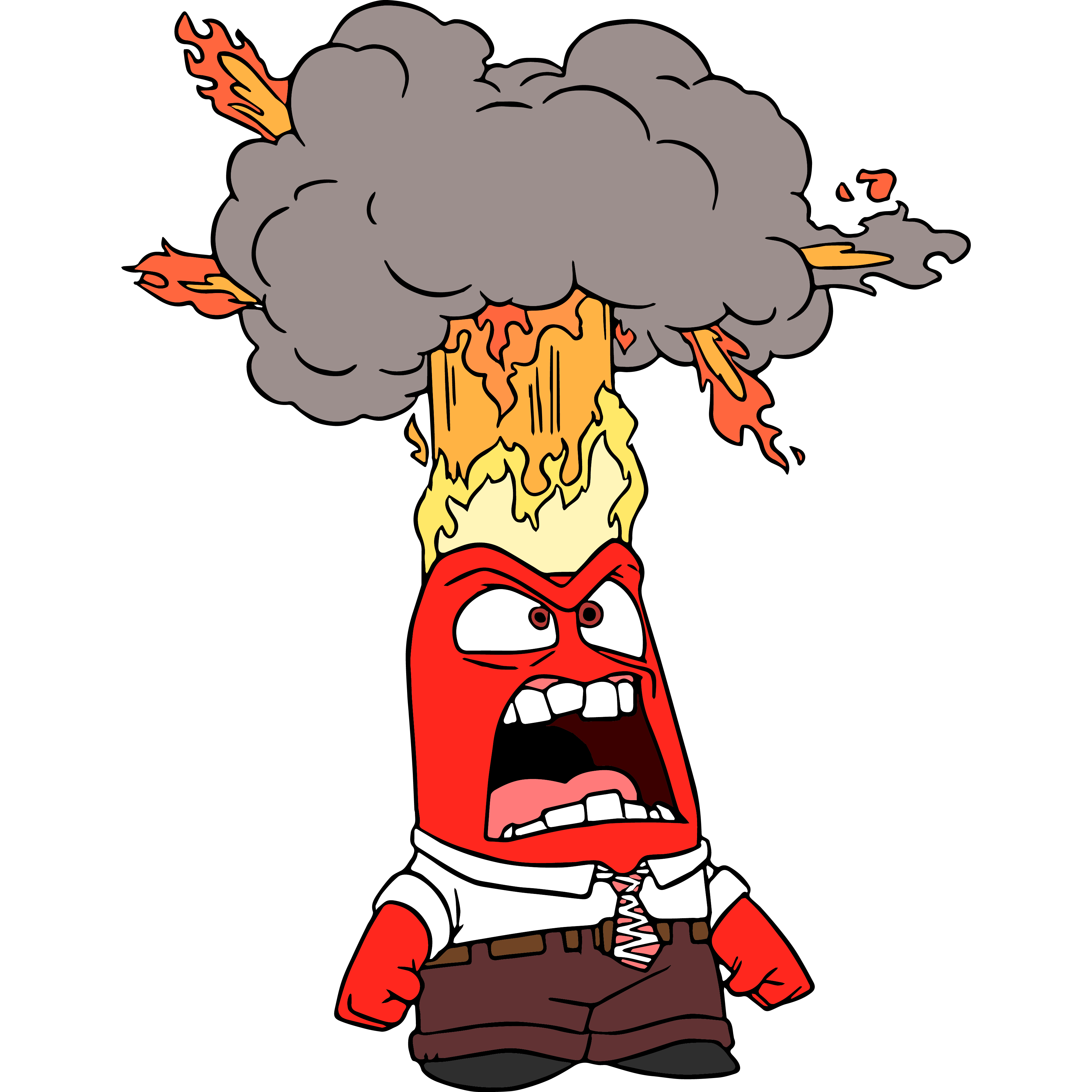 Anger Svg, Inside Out Clipart, Inside Out SVG PNG, Anger Joy - Inspire ...