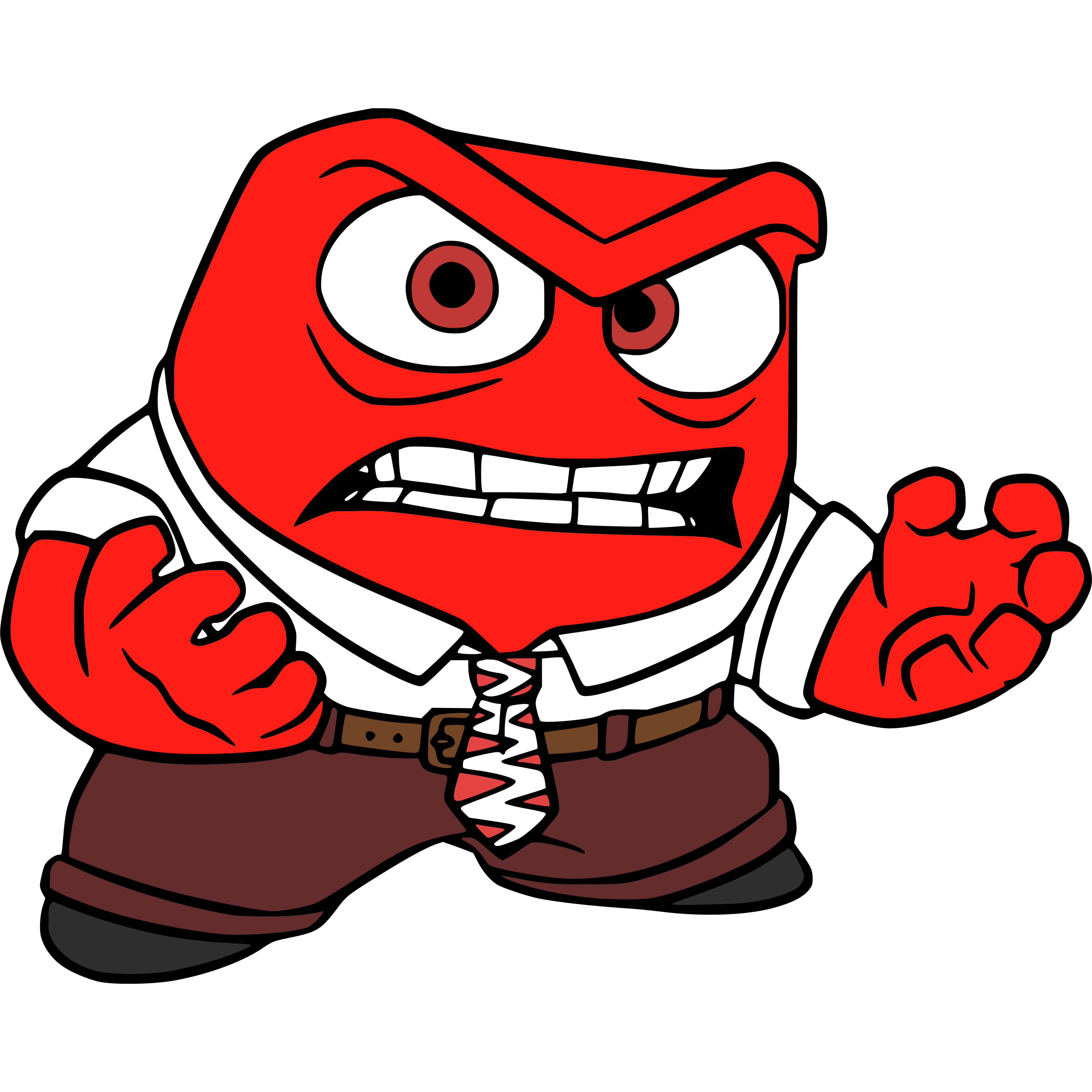 Anger Svg, Inside Out Clipart, Inside Out SVG PNG, Anger Joy - Inspire ...