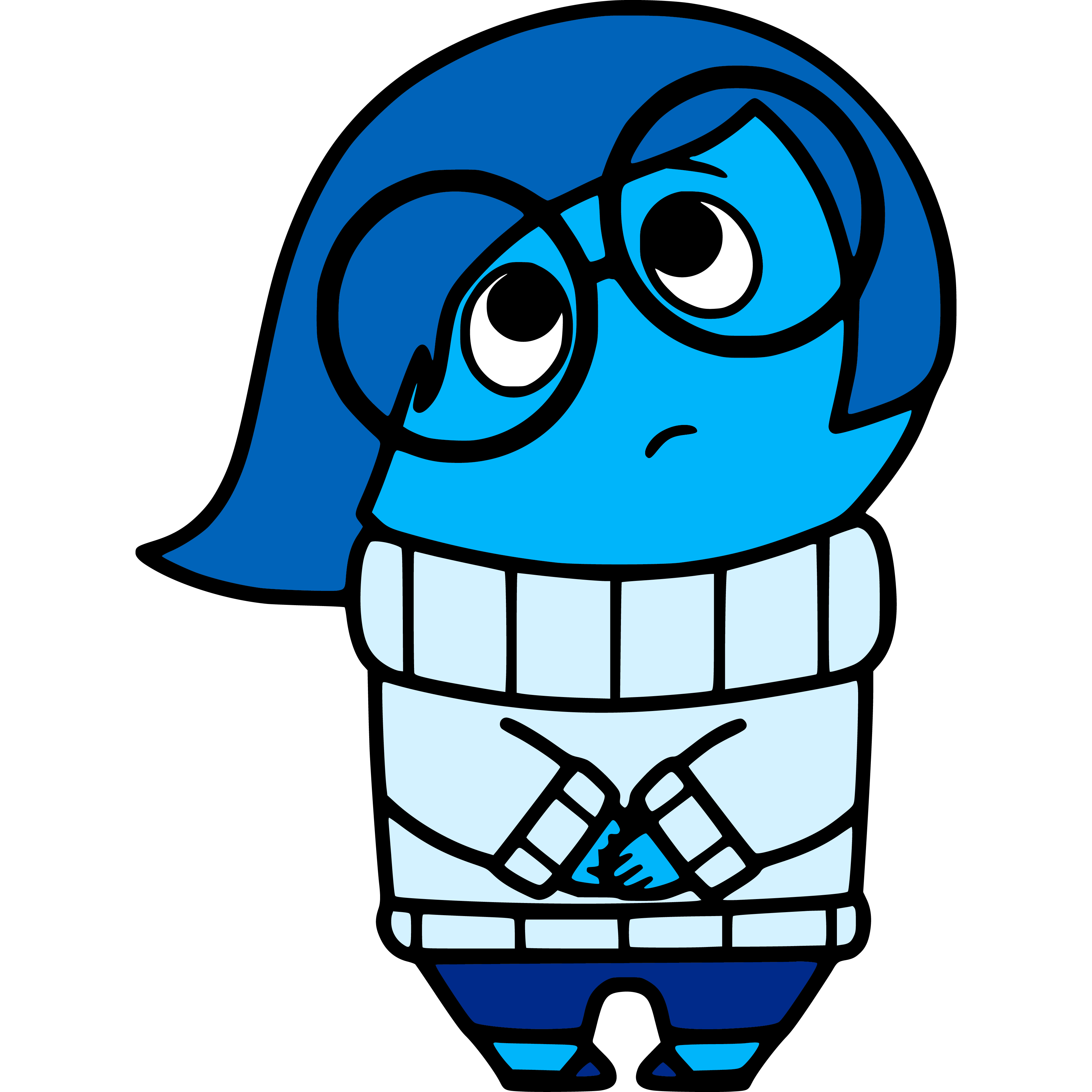 Sadness Svg, Inside Out Clipart, Inside Out SVG PNG, Anger J | Inspire ...