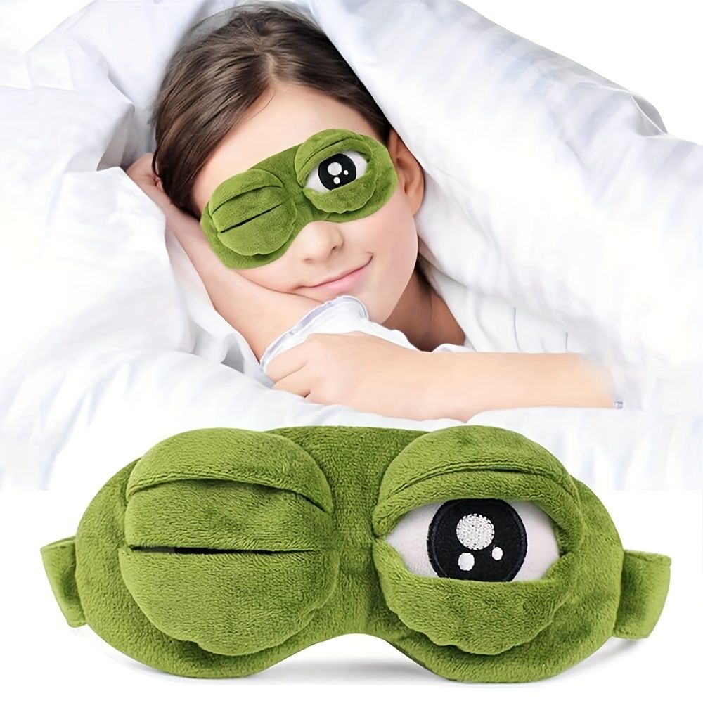 3D Frog Eye Sleep Mask - Comfortable - Light-Blocking & Port | Inspire ...