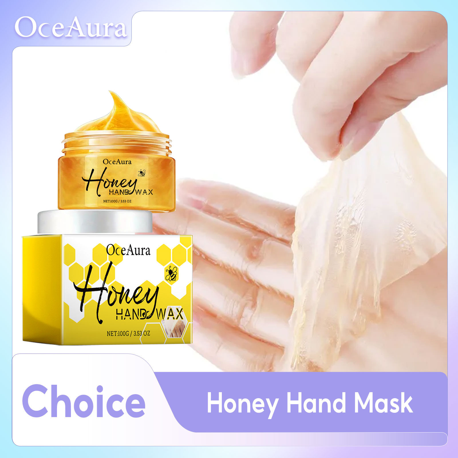 Honey Hand Wax Moisturizing Hand Mask Exfoliating Cream | Inspire Uplift