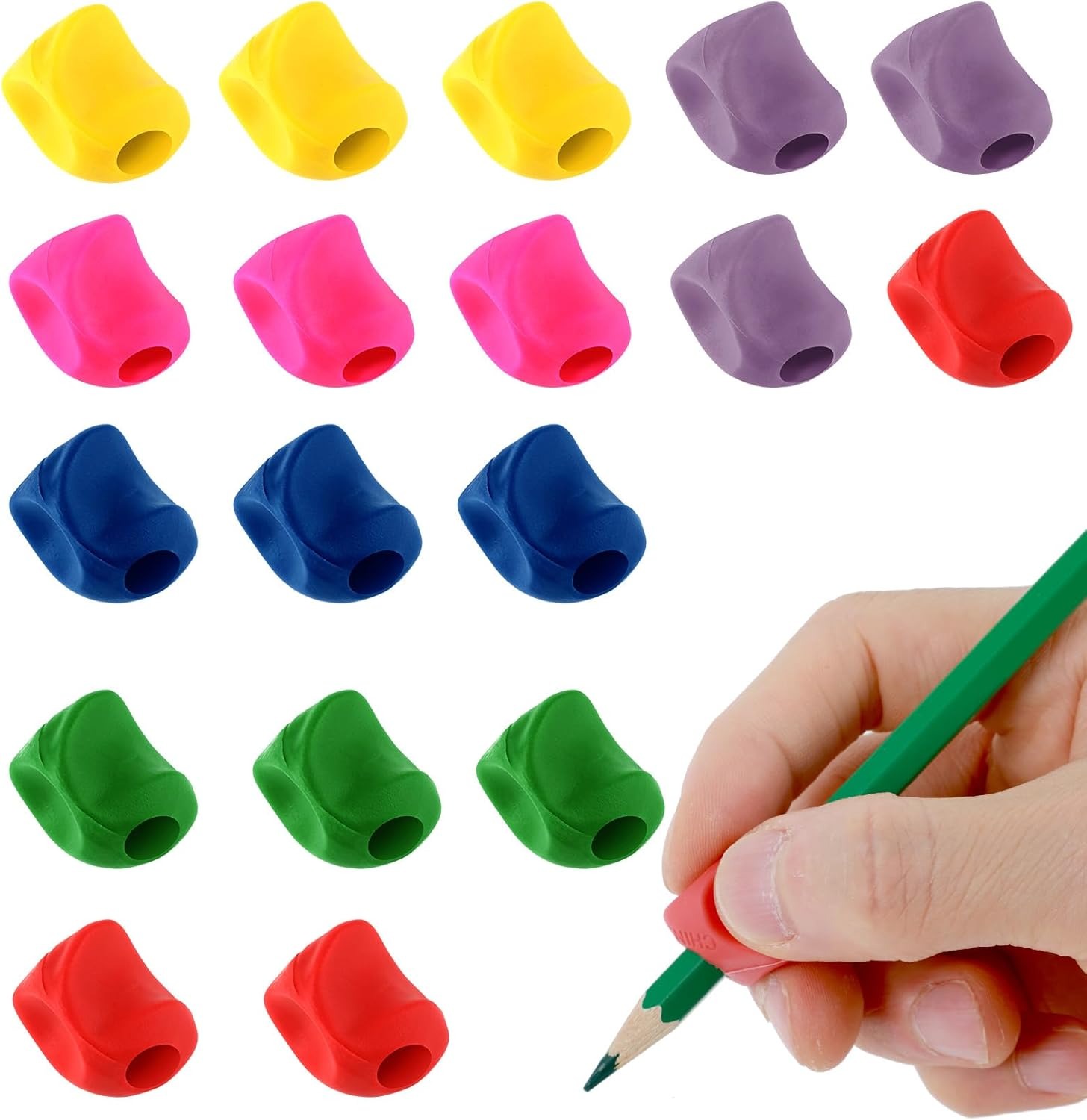 10pcs Universal Writing Corrector Grip for Kids Handwriting | Inspire ...