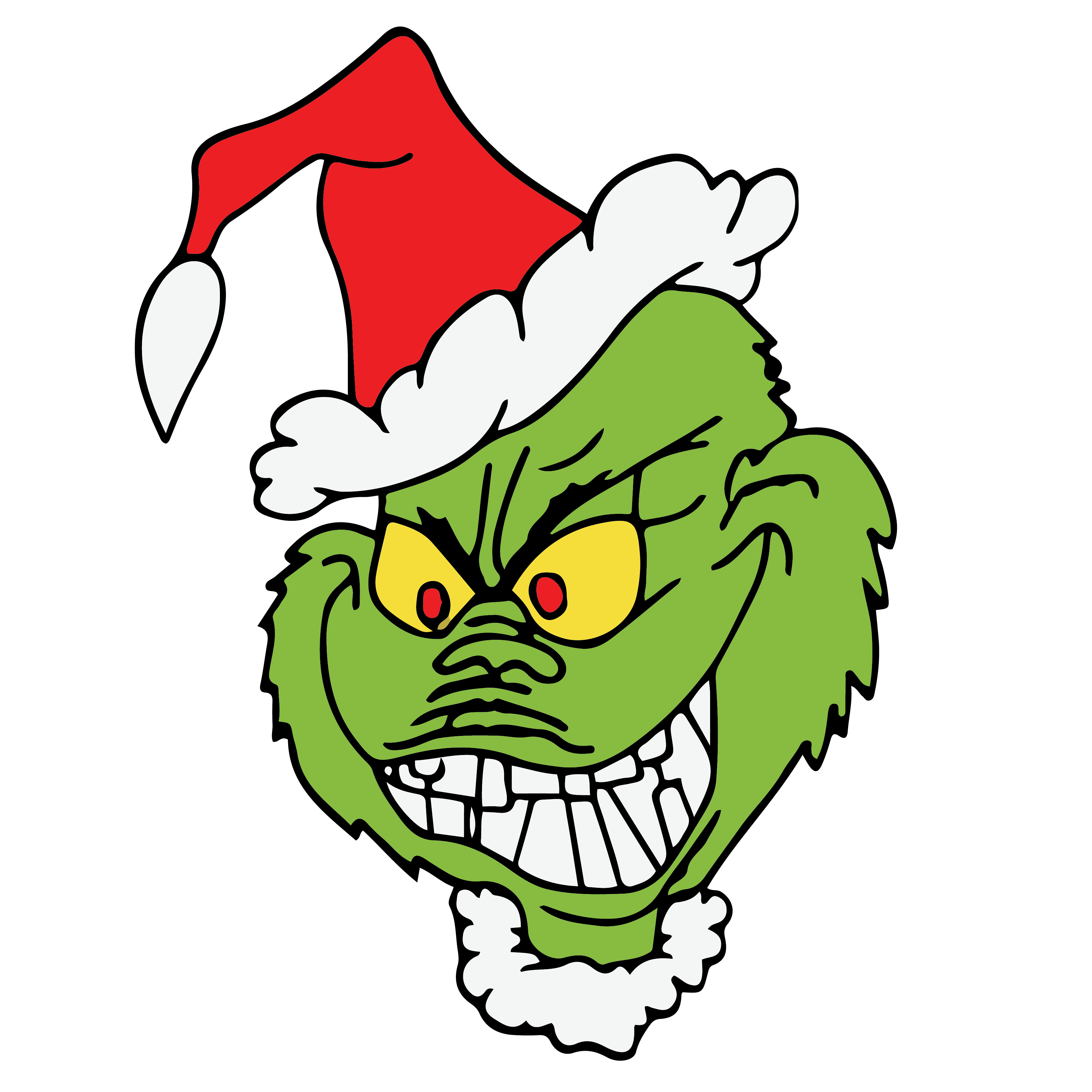 Grinch Face Svg, Christmas Svg, Merry Grinchmas Svg, Santa C | Inspire ...