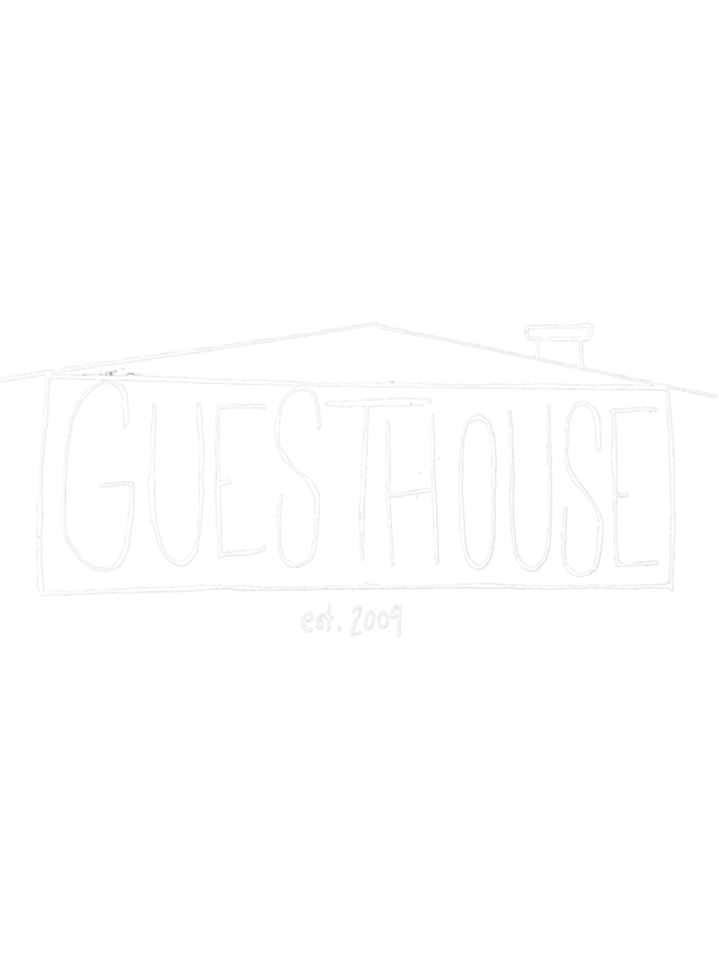 Guest House House Logo (White) | Inspire Uplift