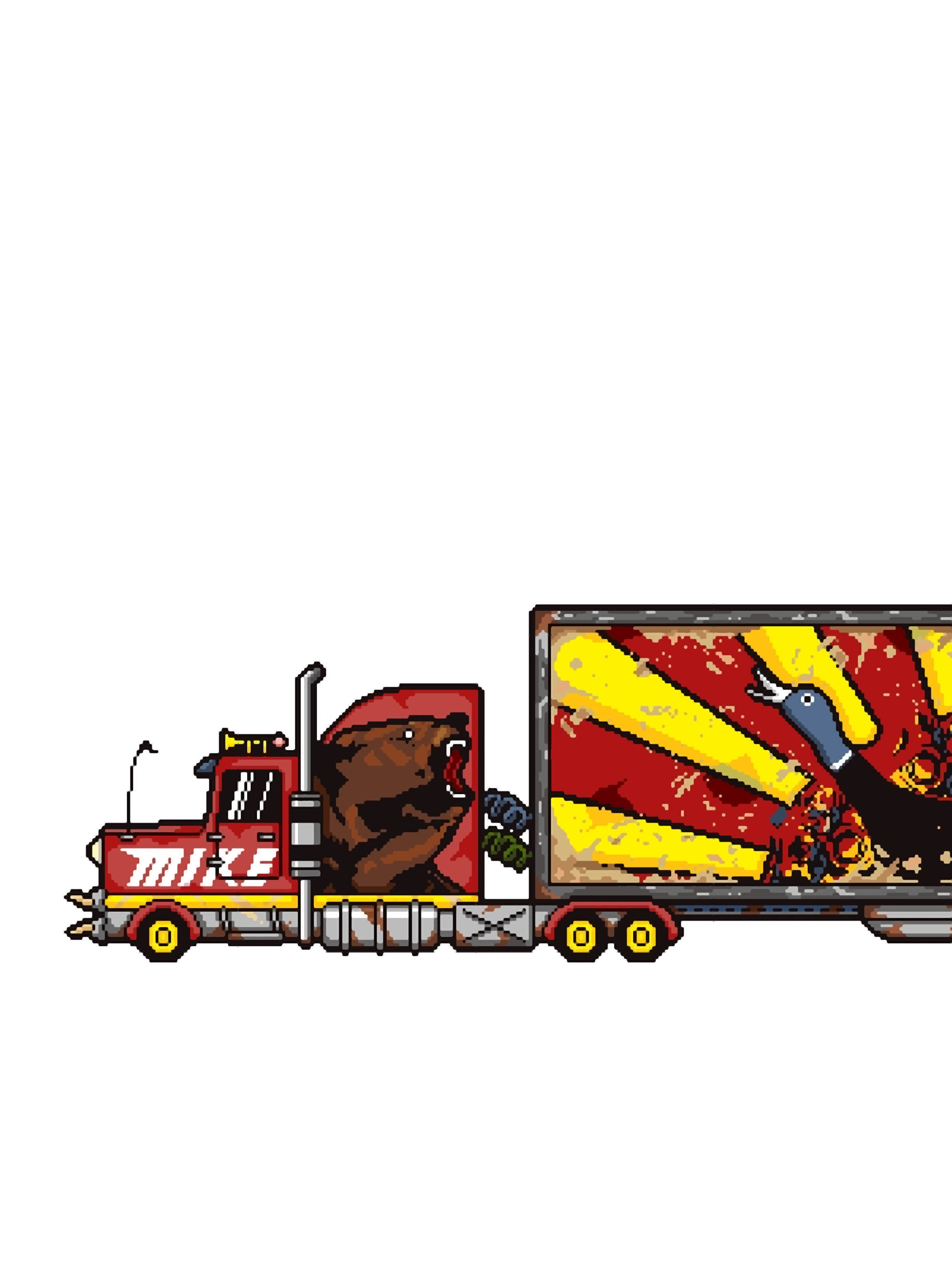 LISA The Painful Satans Semi Truck Graphic | Inspire Uplift
