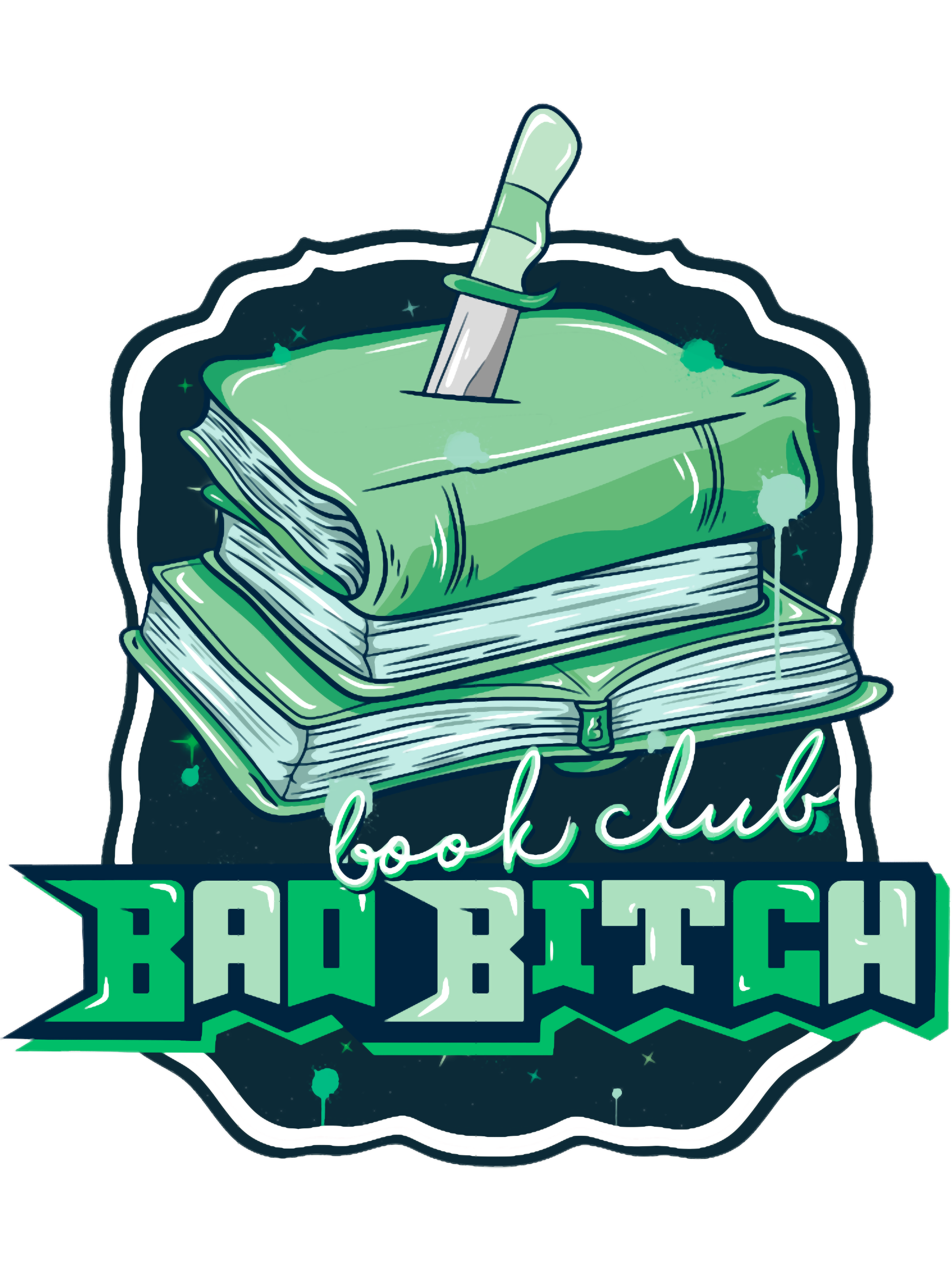 Bad Bitch Book Club, Book Aesthetic Green, Bookworm. | Inspire Uplift