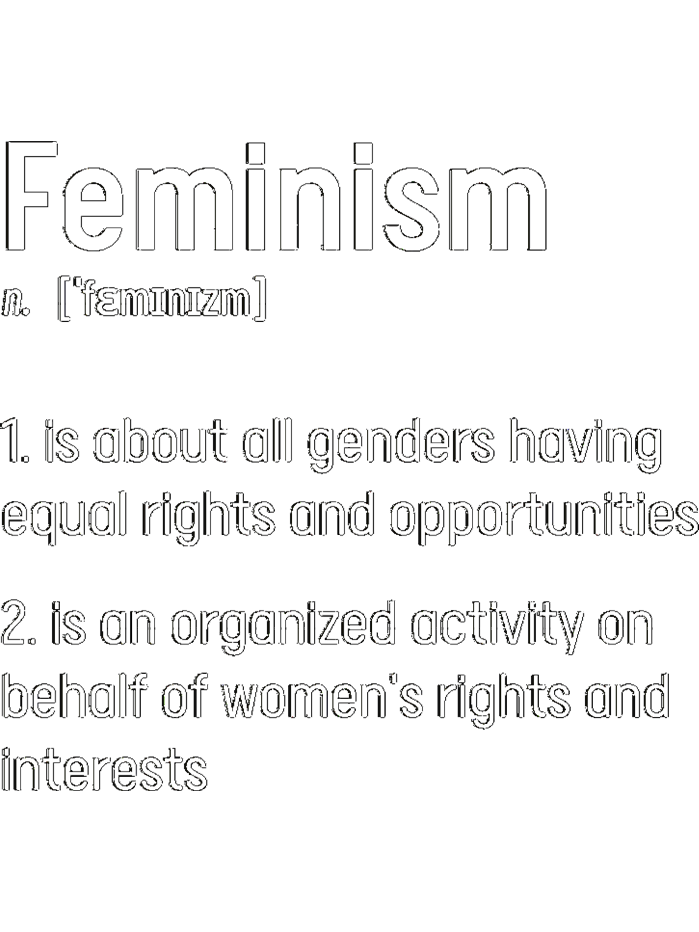 Feminism Definition Woman Rights(1) | Inspire Uplift