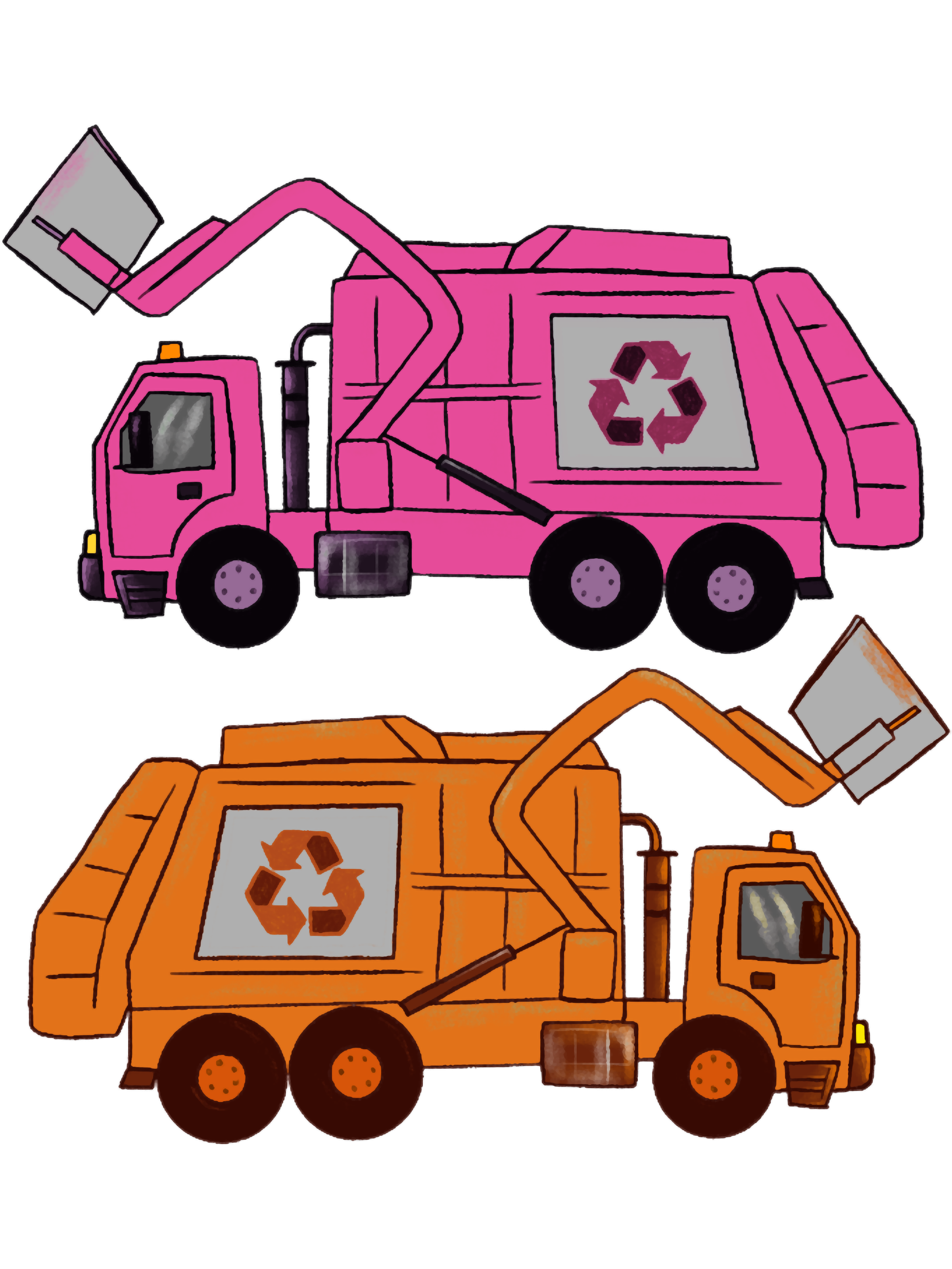 Garbage Trucks (2) | Inspire Uplift
