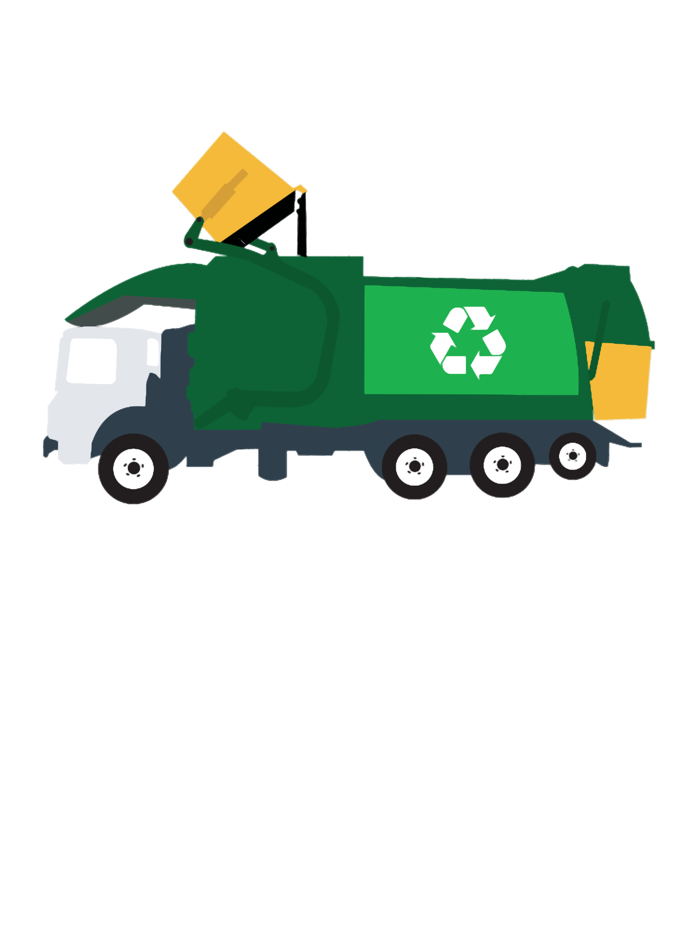 Recycling Garbage Truck | Inspire Uplift