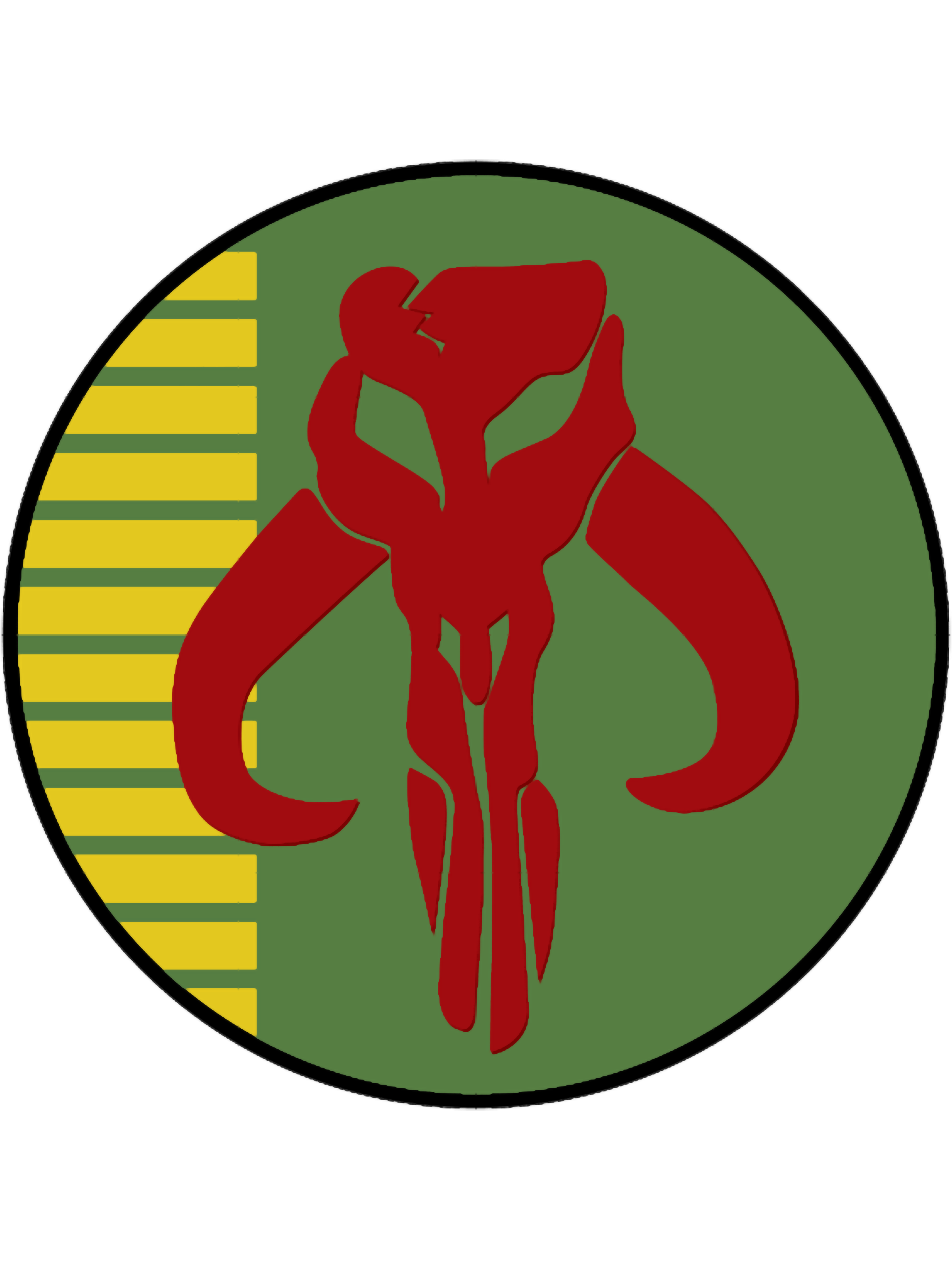 My take on Boba Fetts Skull Left Shoulder Patch | Inspire Uplift