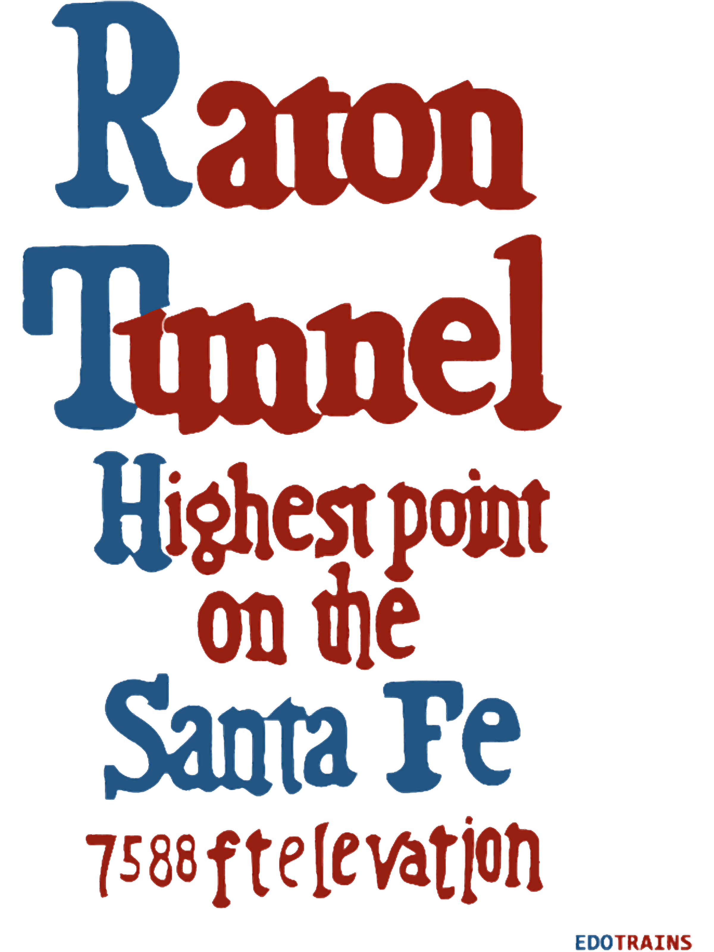 Raton Pass Signsign along Santa Fe Railroad - Inspire Uplift