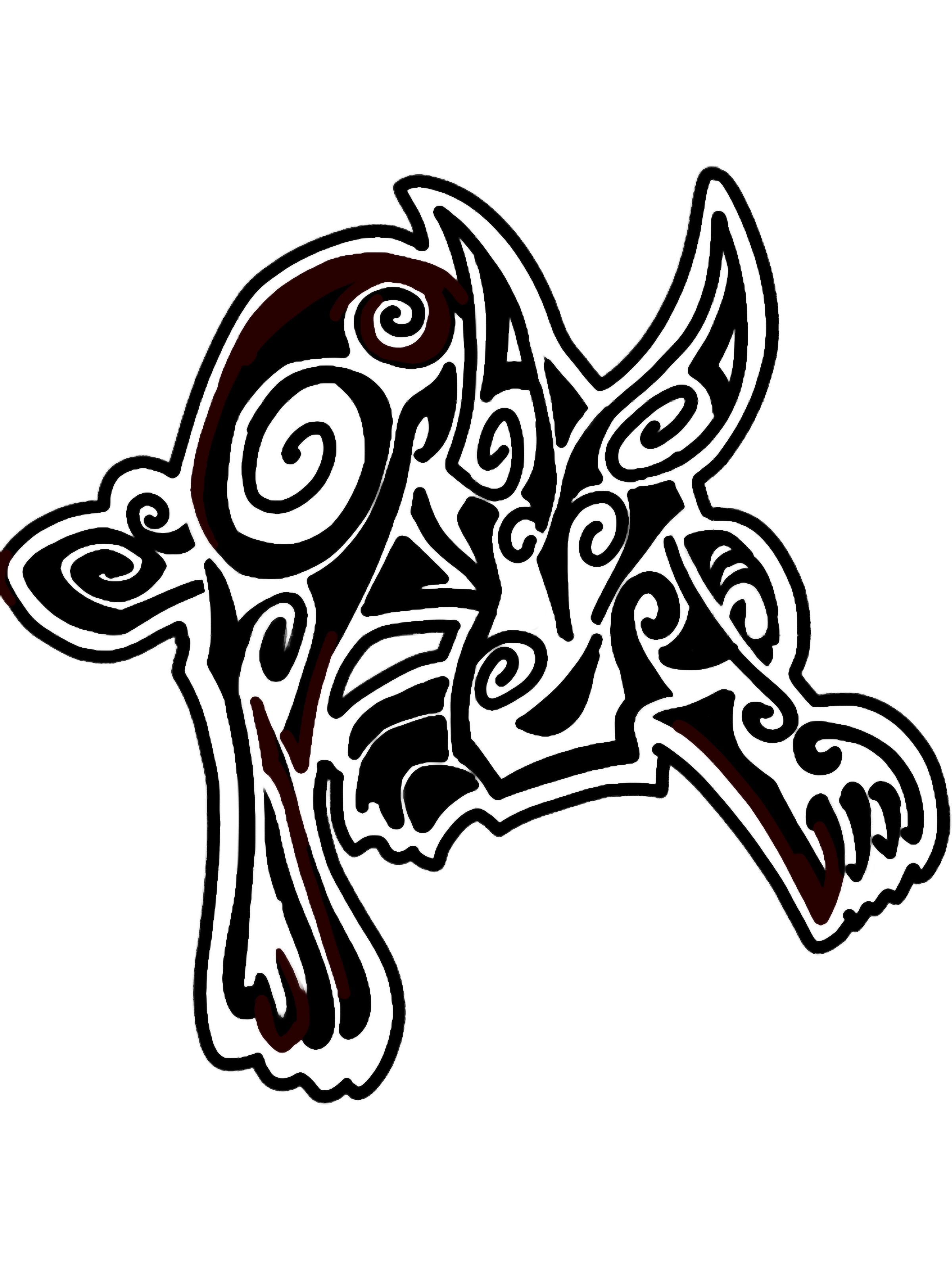 The black rabbit of inle watership down celtic bunny | Inspire Uplift