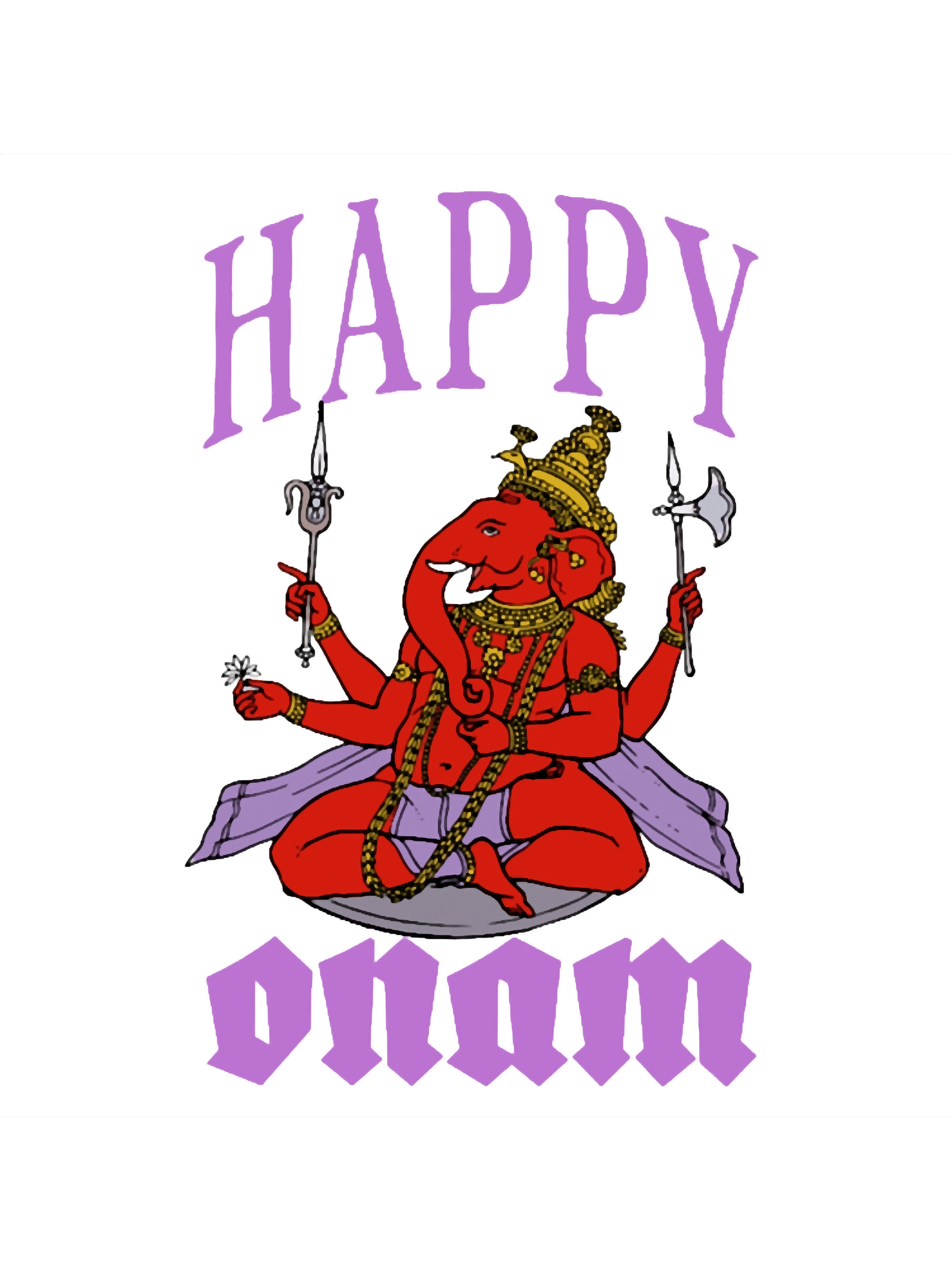 happy onam Scarf | Inspire Uplift