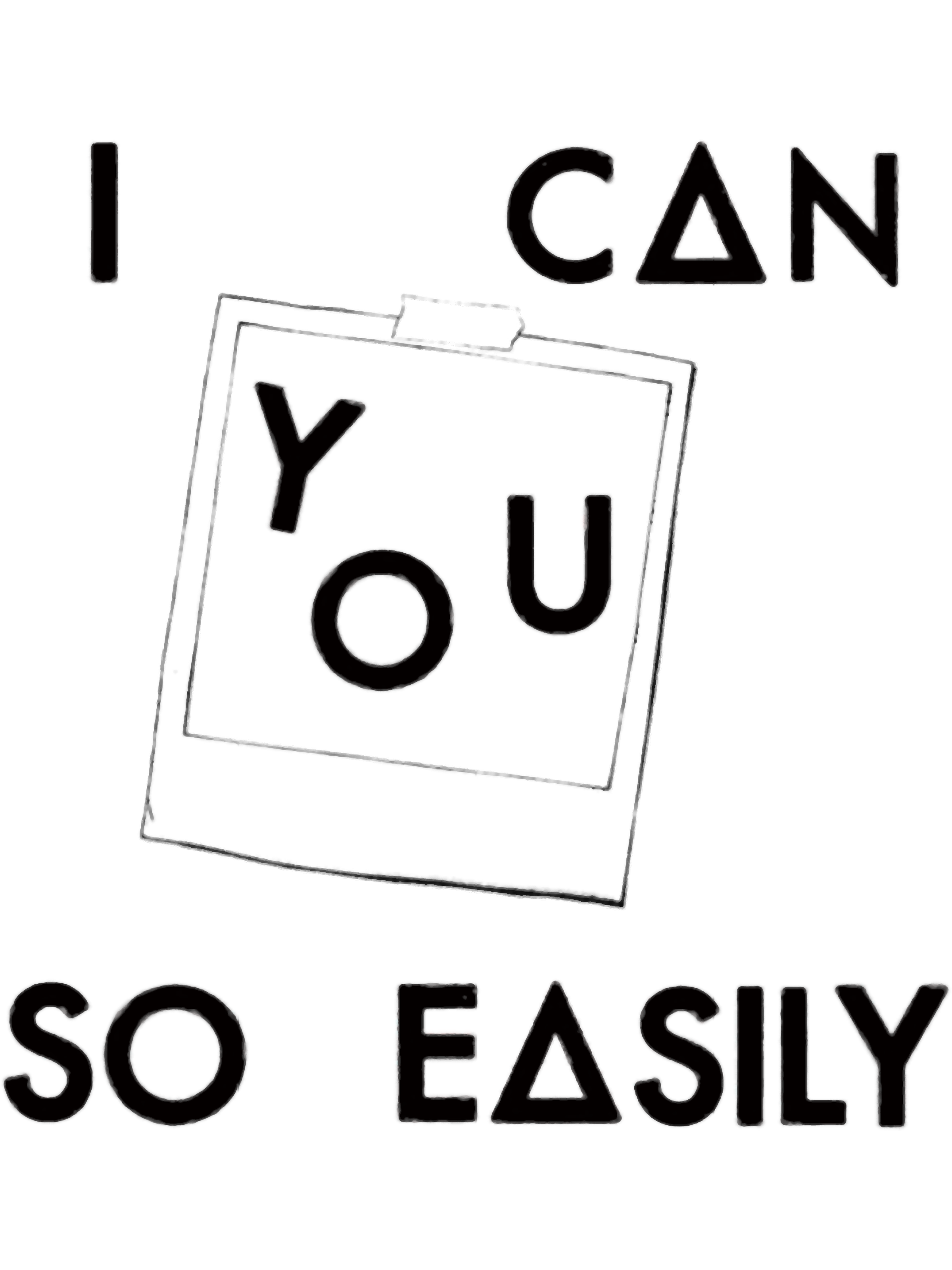 I can picture you so easily (black) | Inspire Uplift