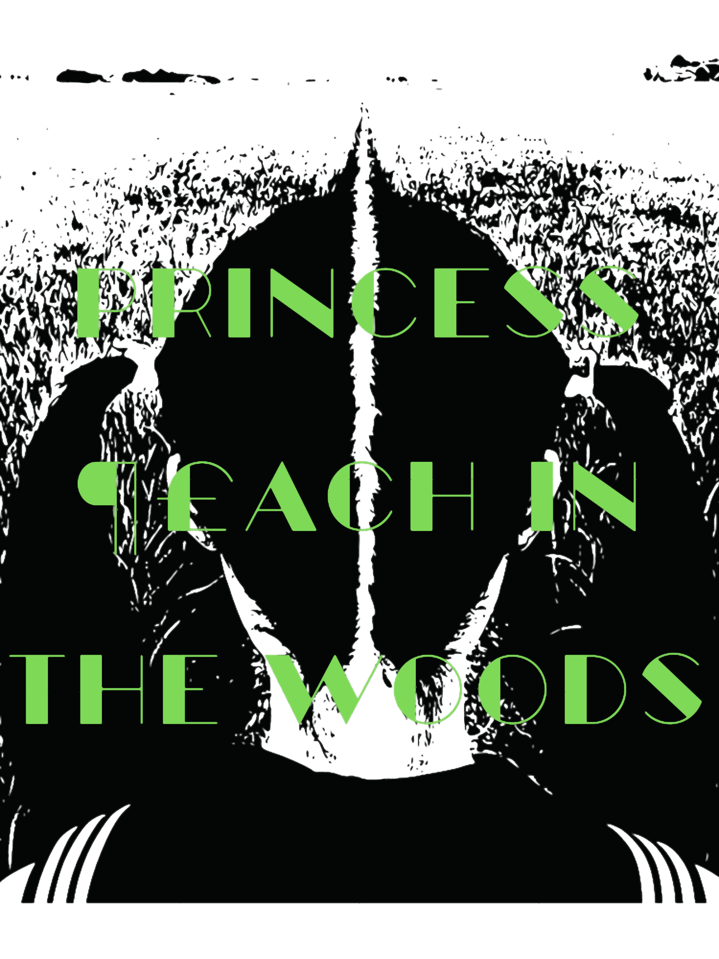 Green coloured princess peach in the bush design | Inspire Uplift