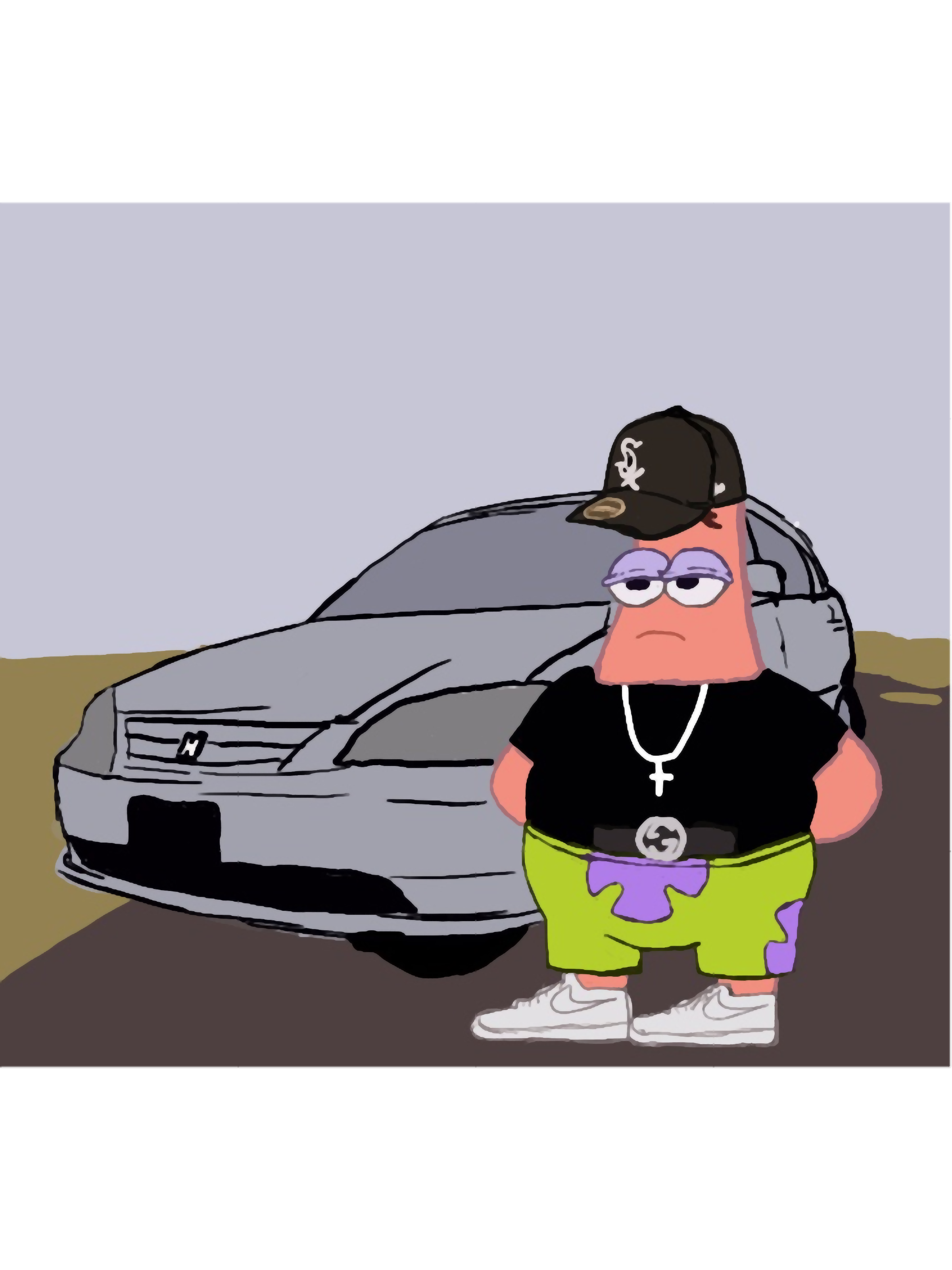 gangster Patrick star | Inspire Uplift