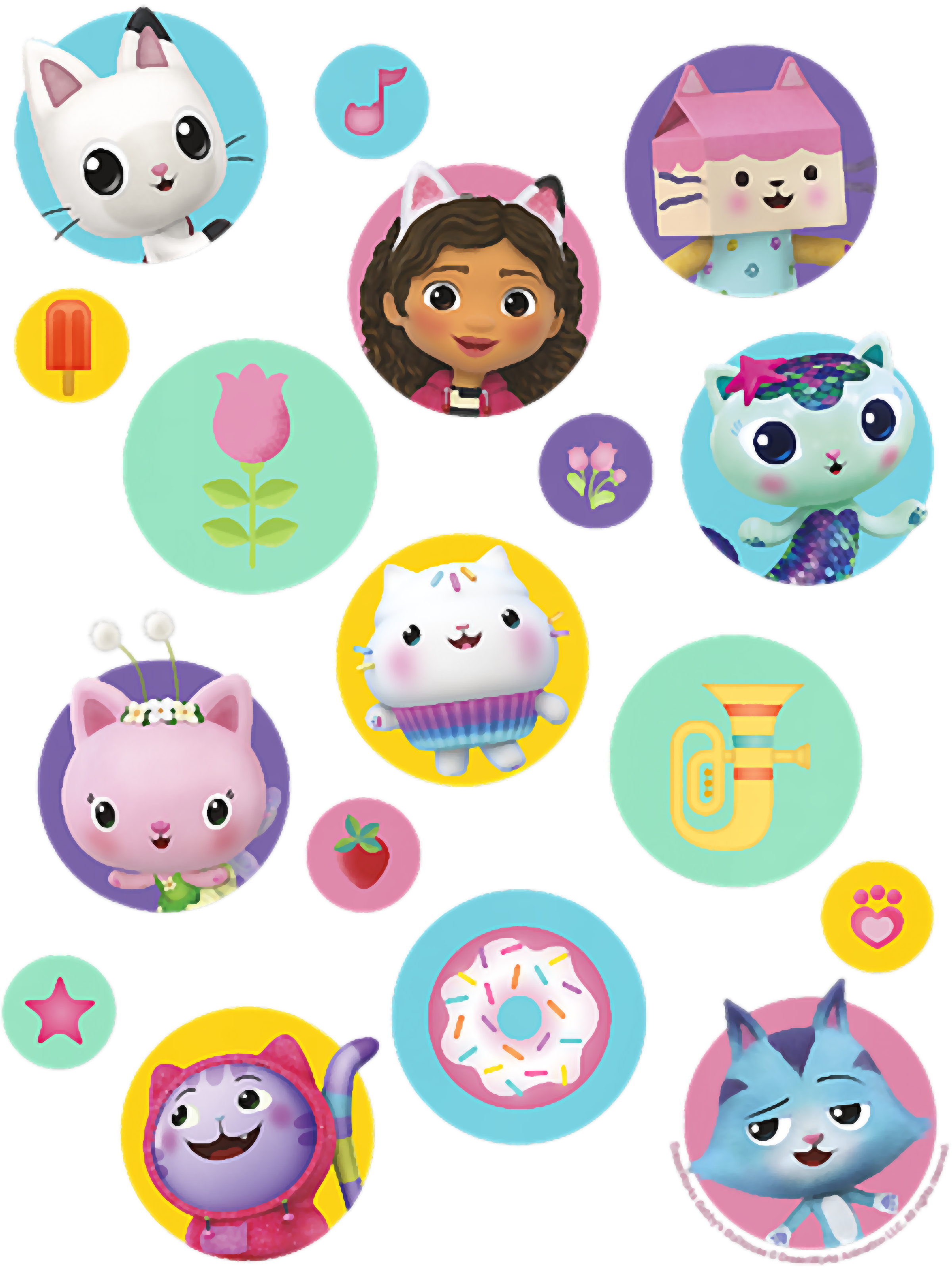 Gabbys Dollhouse Icons | Inspire Uplift