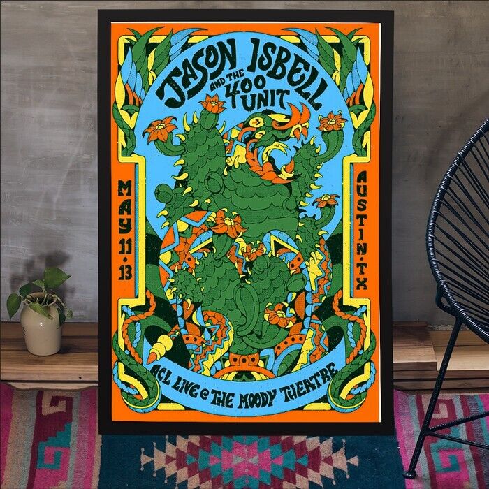 Jason Isbell and the 400 Unit Austin Texas Poster Portrait U | Inspire ...