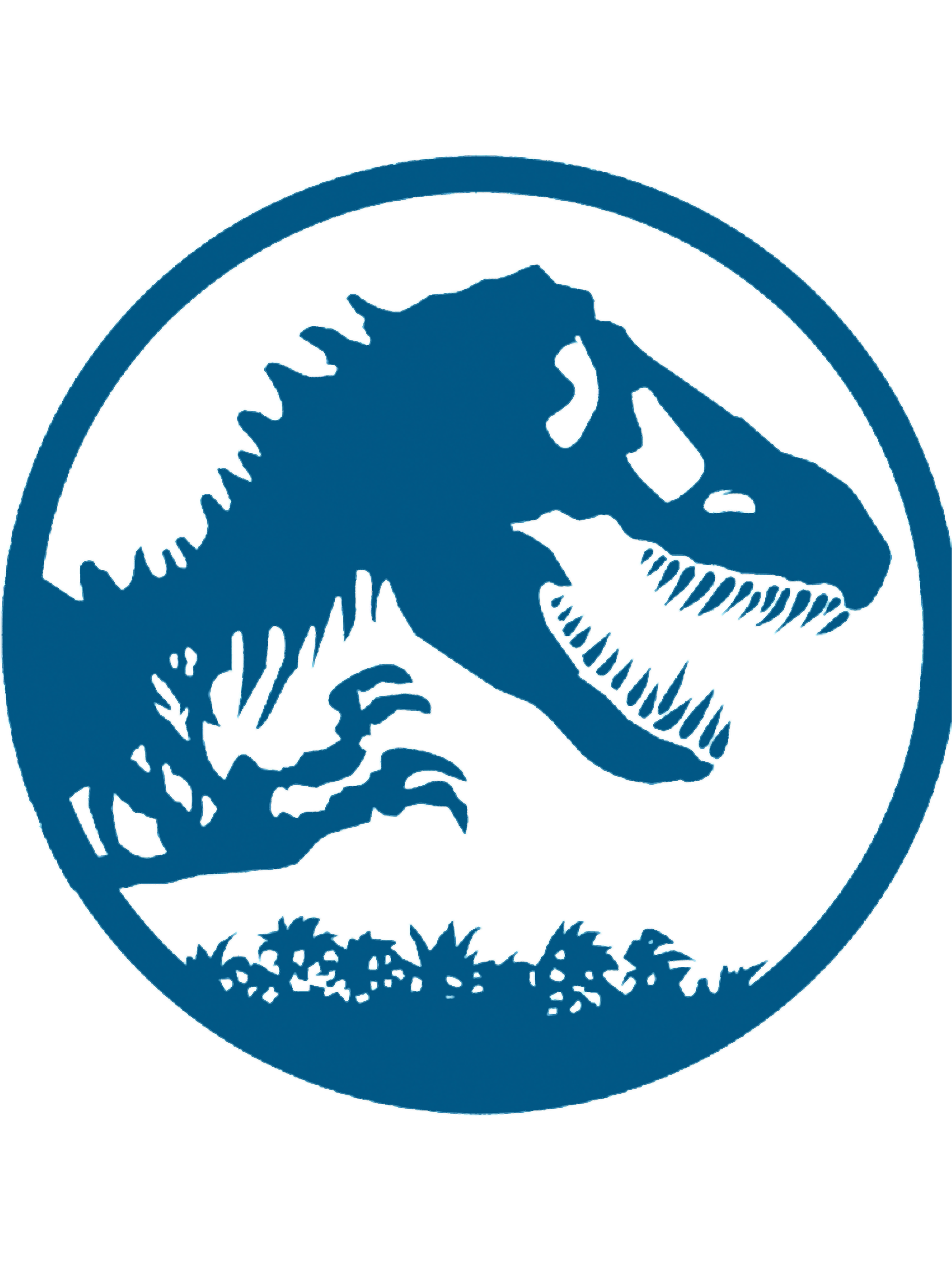 Jurassic World Blue Hue Fossil Logo | Inspire Uplift