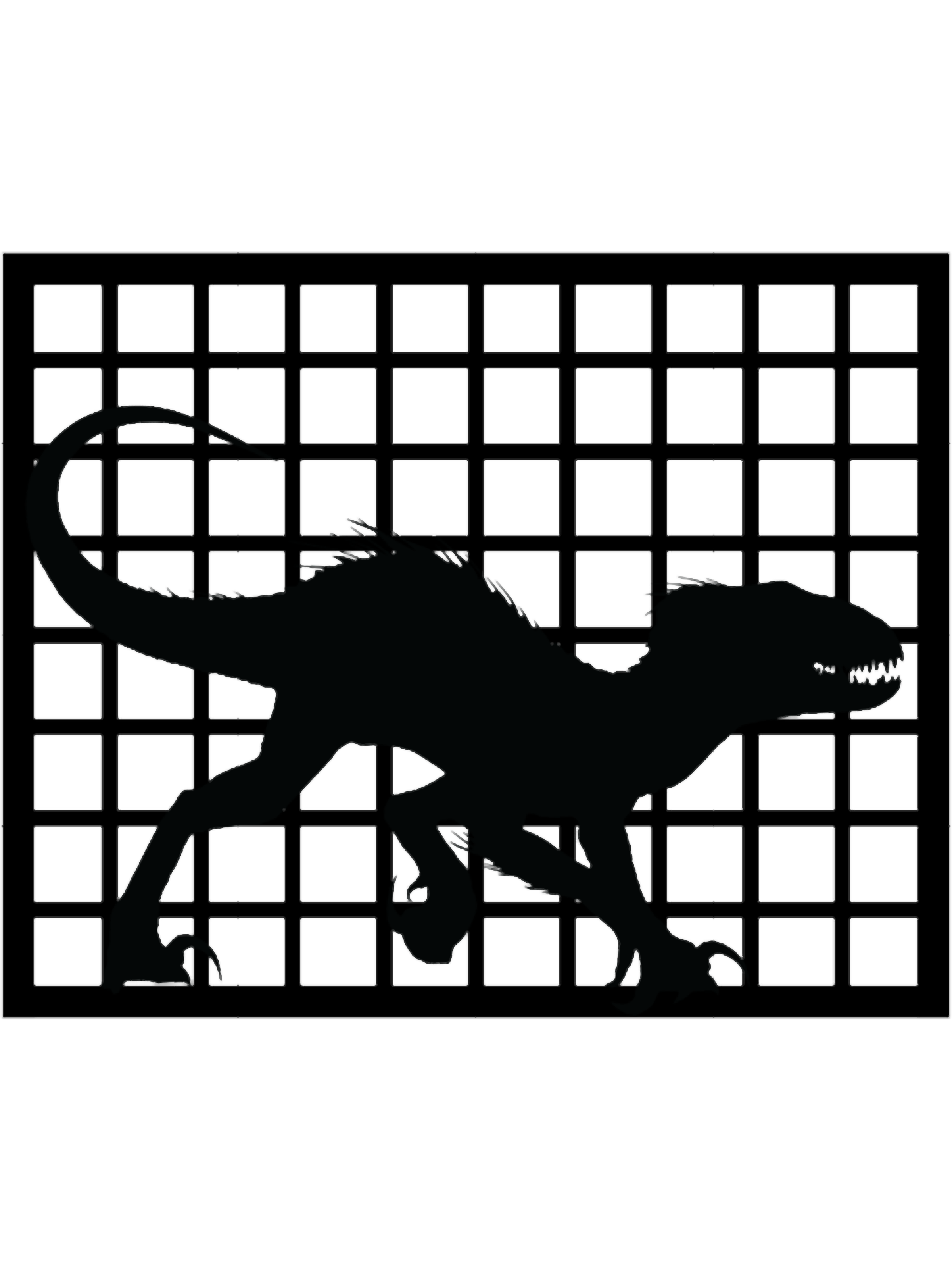 Jurassic World Fallen Kingdom Raptor Cage Silhouette | Inspire Uplift