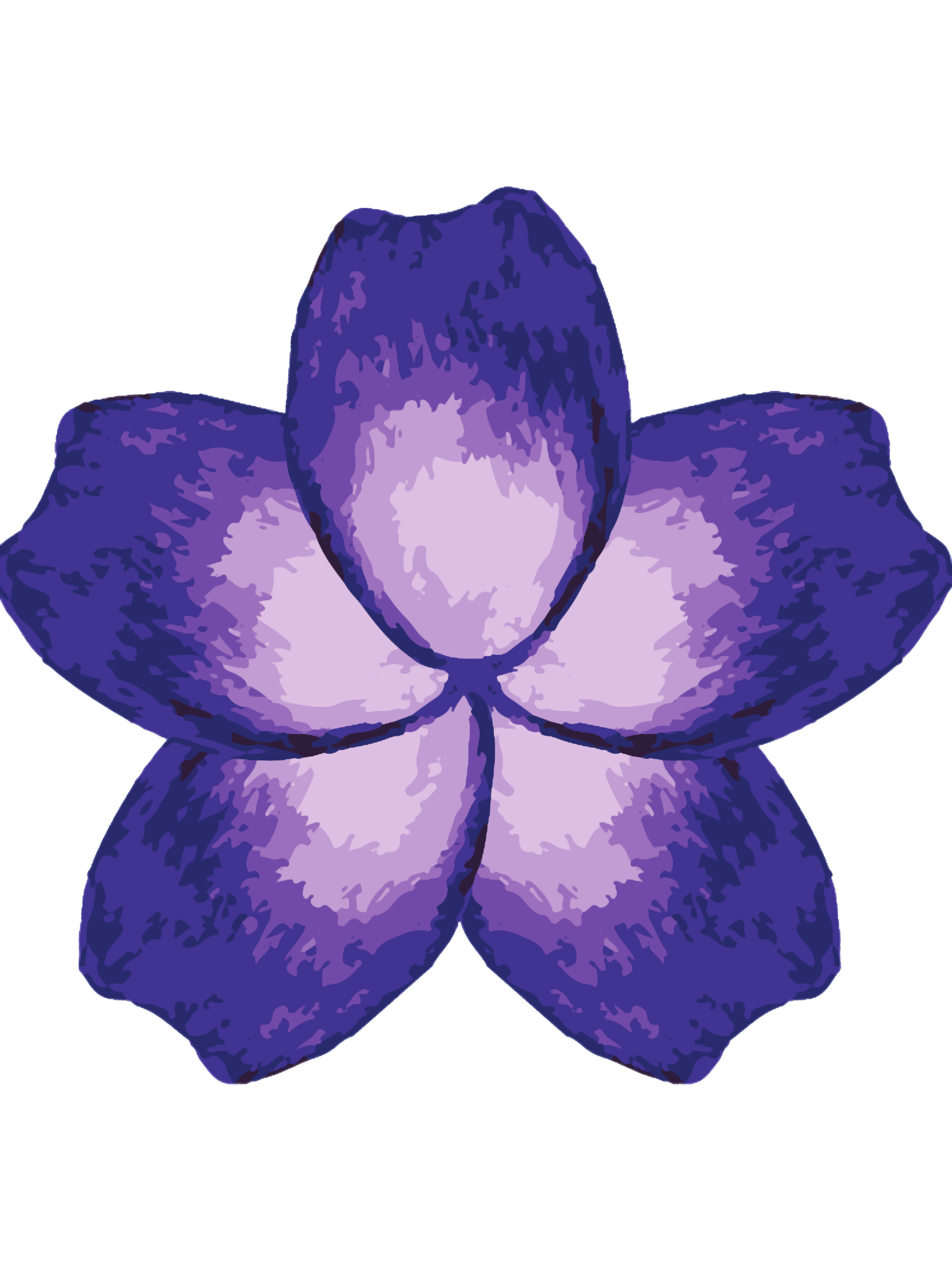 purple flower svg - Inspire Uplift
