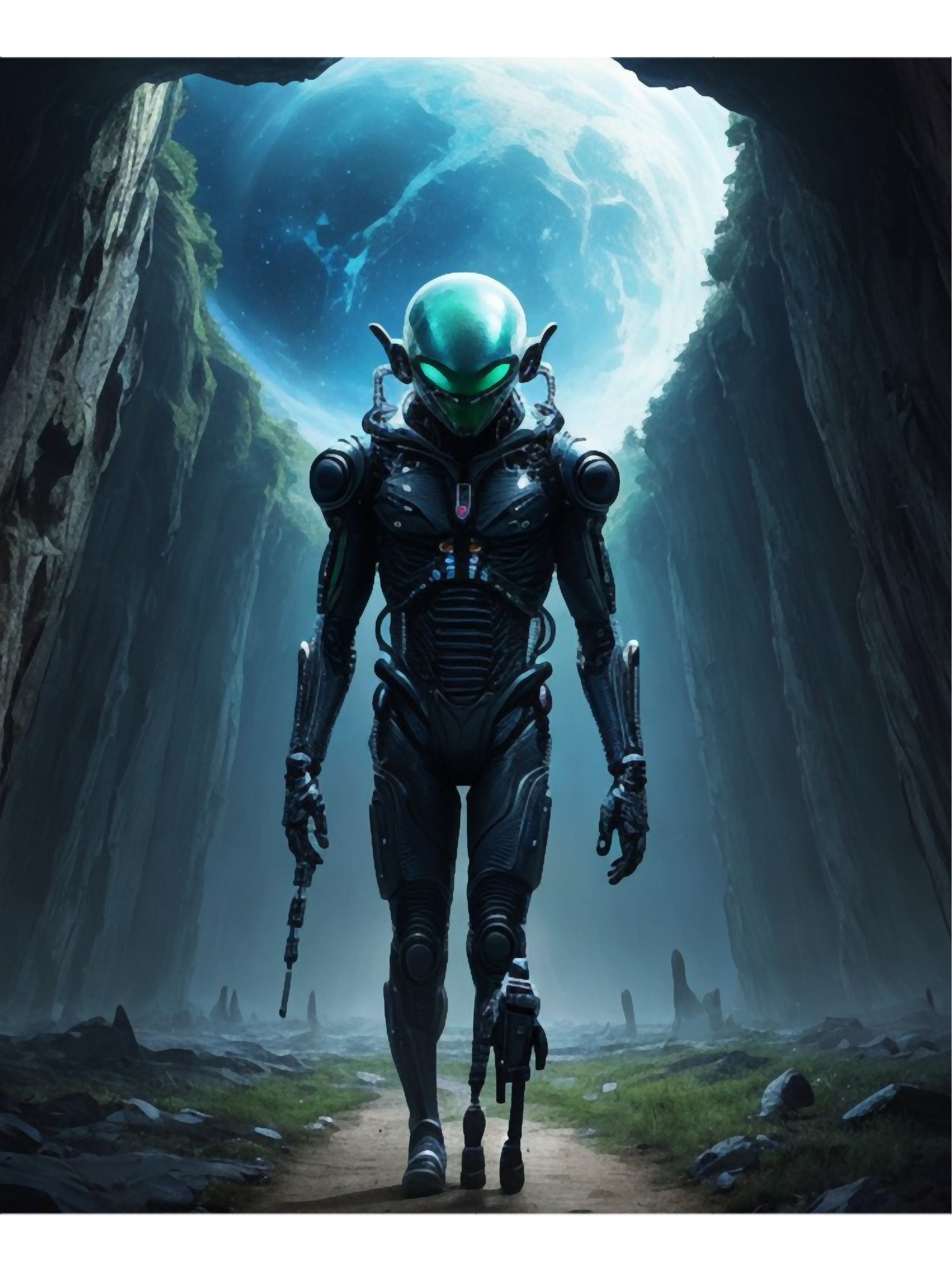 An alien exploring a new world (1) | Inspire Uplift