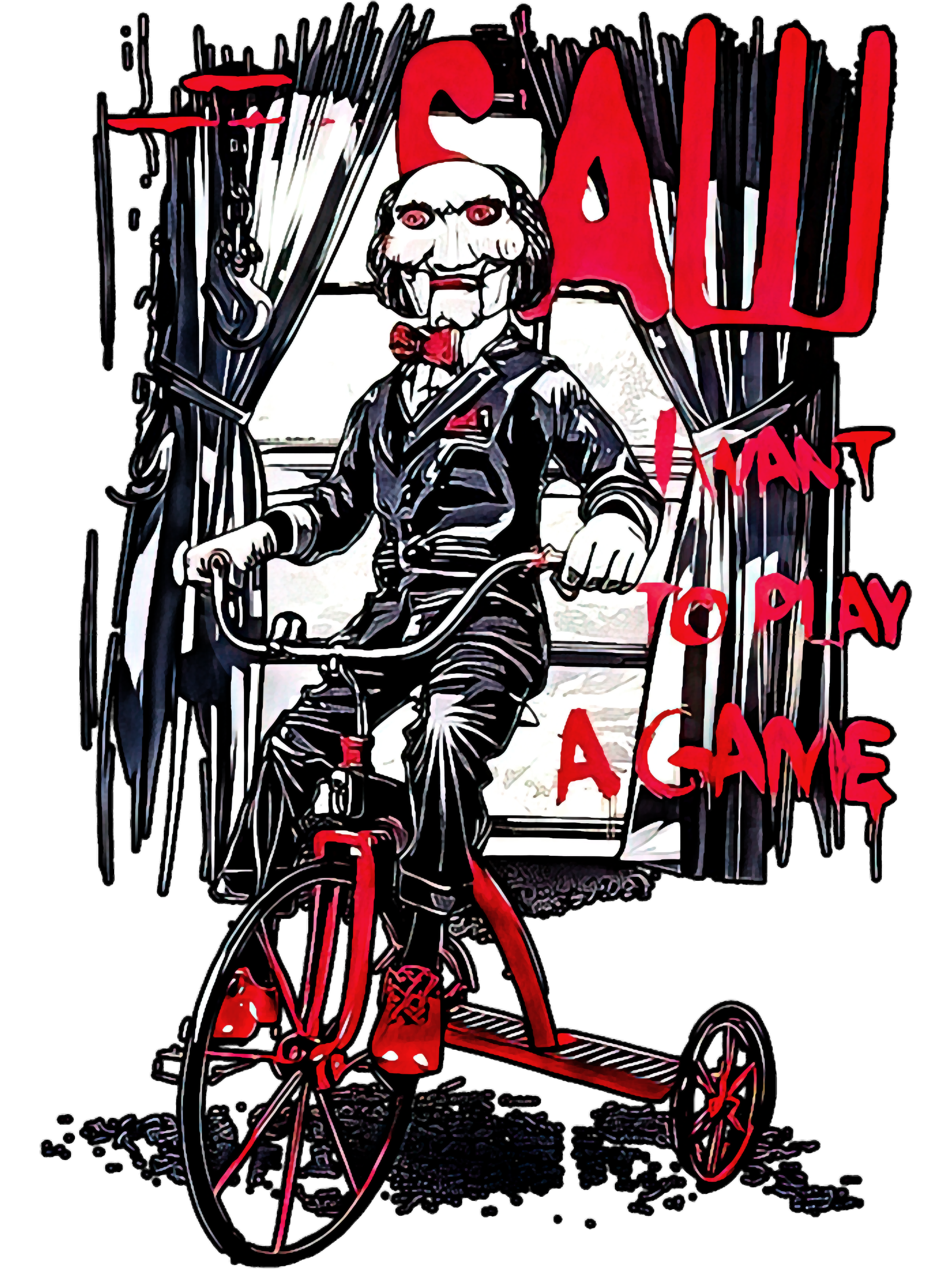 Vintage Saw Jigsaw Horror Movie | Inspire Uplift