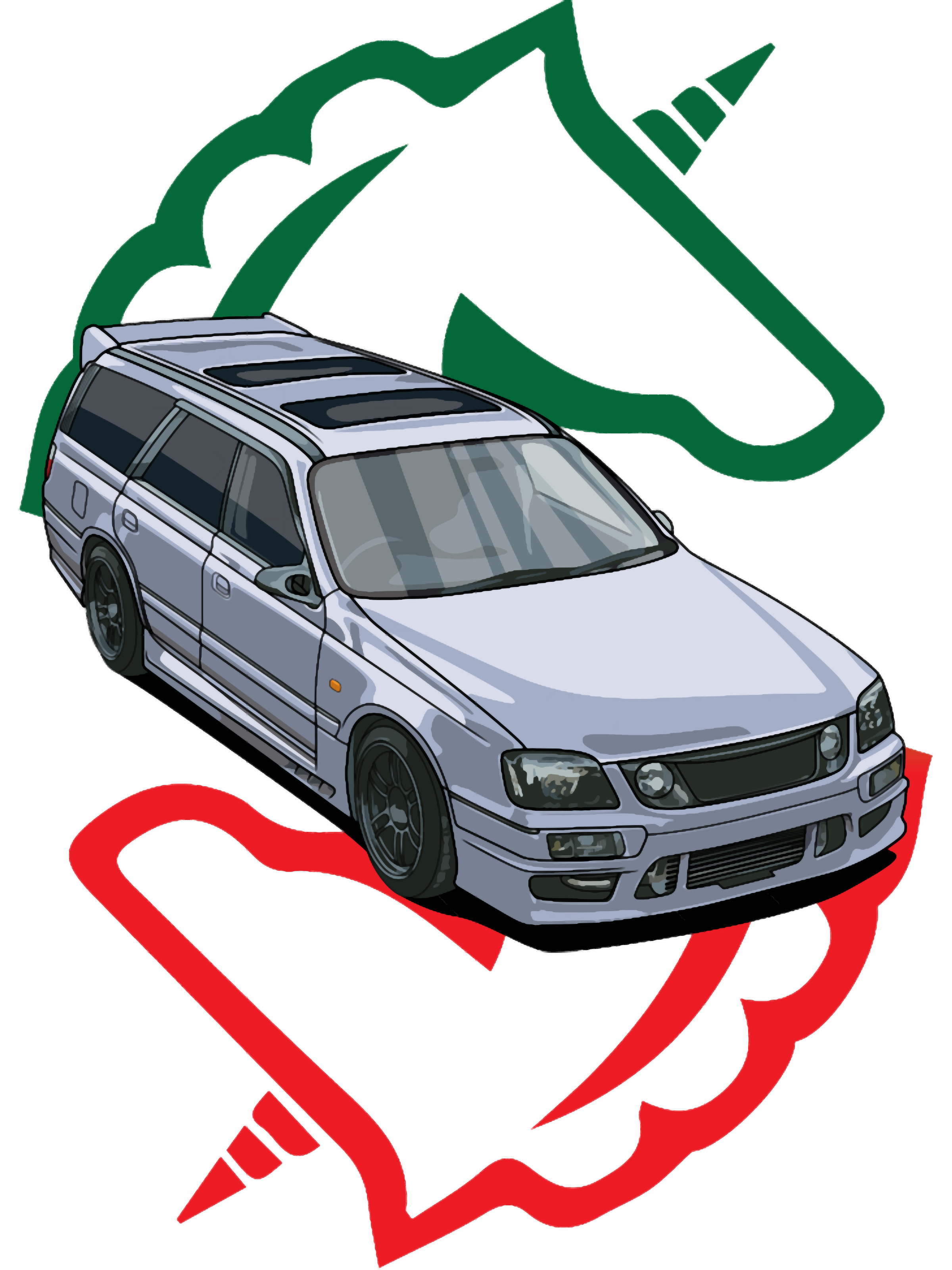 Nissan Stagea Series II RS4 S Sonic Silver | Inspire Uplift