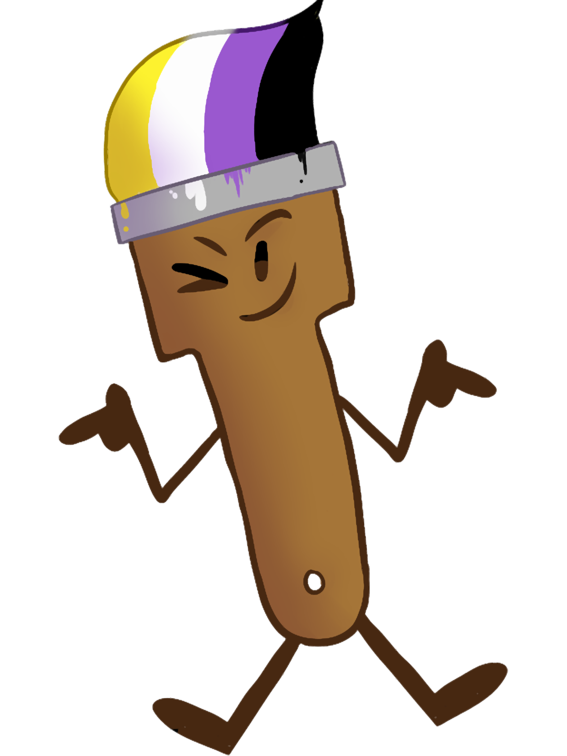 Inanimate Insanity Pride Paintbrush | Inspire Uplift