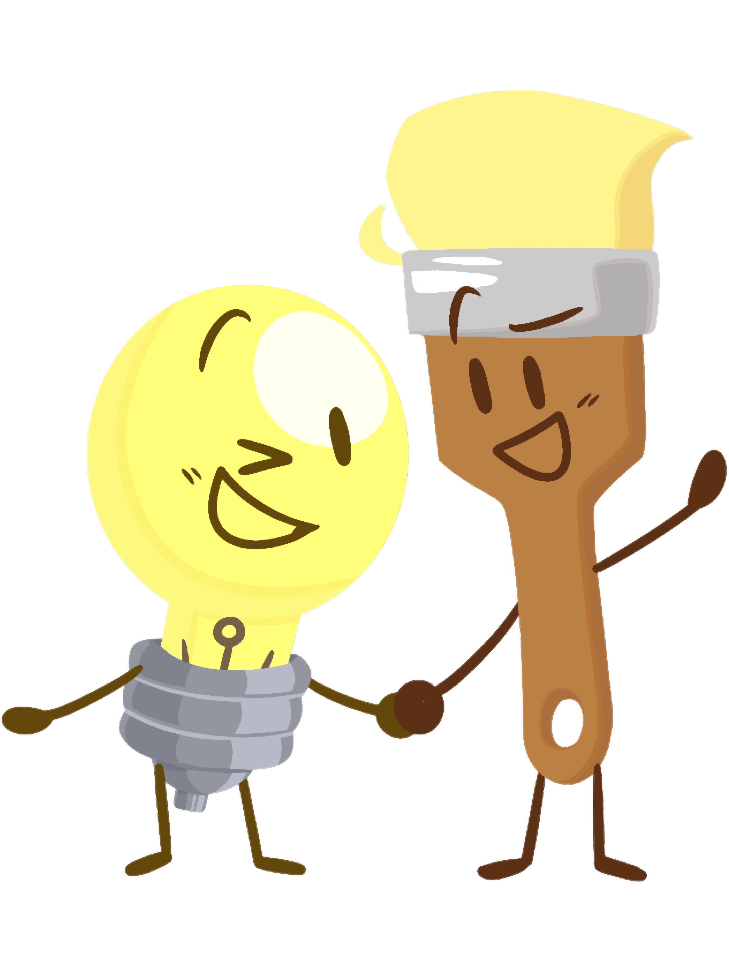 Lightbulb x Paintbrush (Inanimate Insanity) | Inspire Uplift