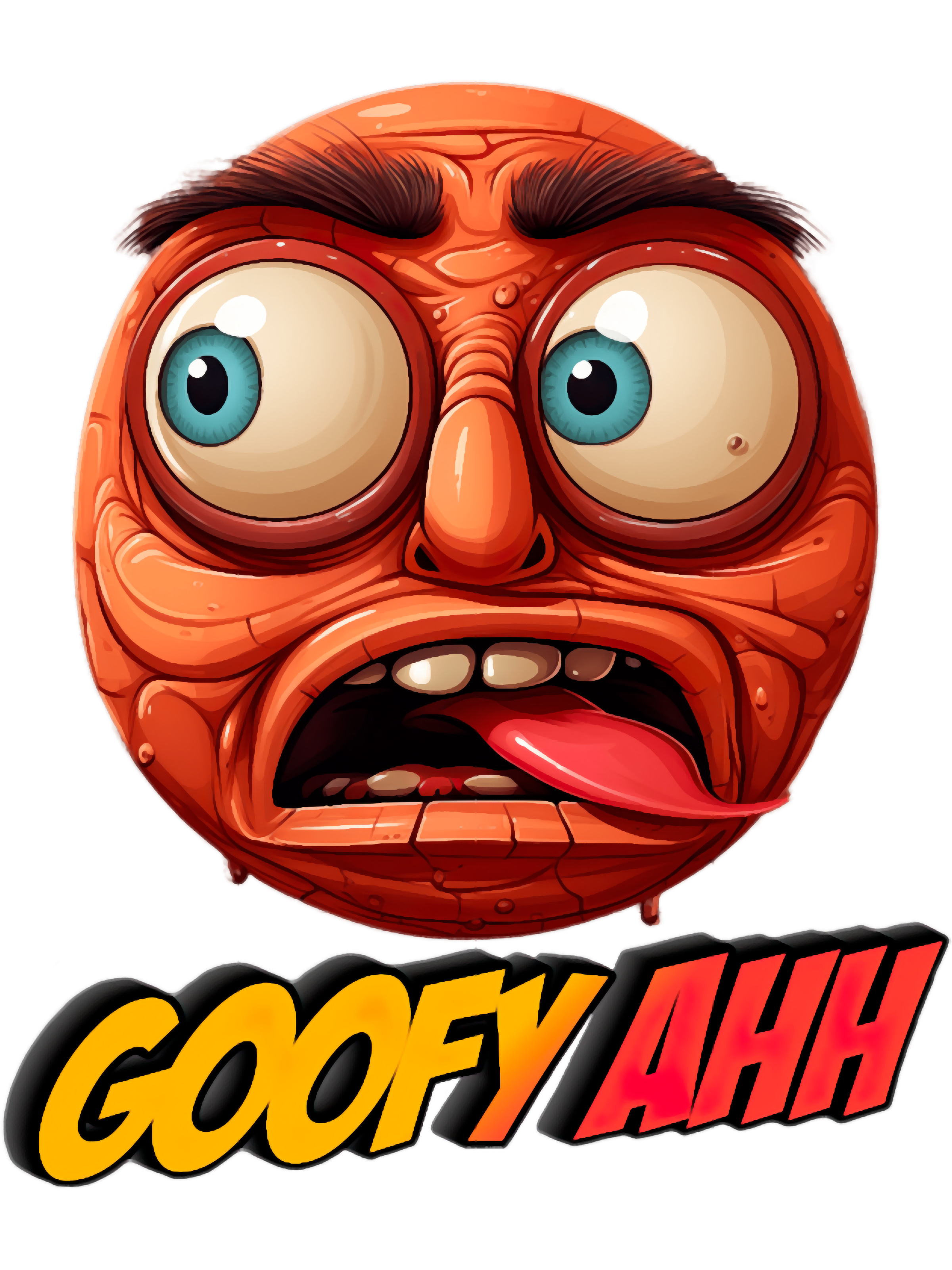 Goofy Ahh Pictures funny emoji with long tongue | Inspire Uplift