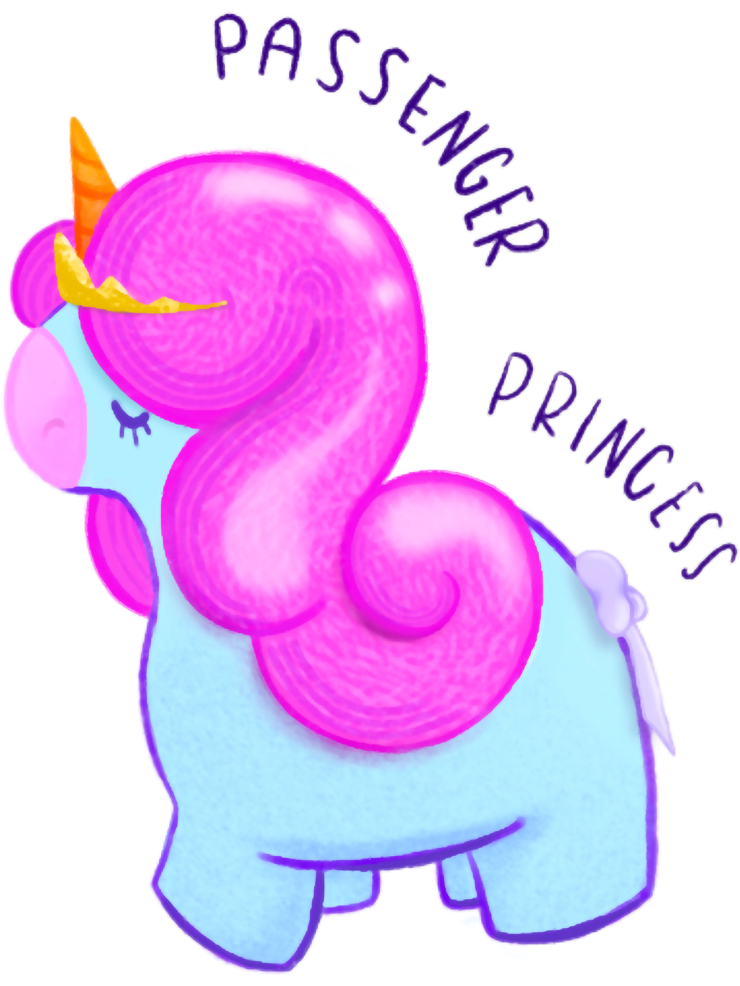 Magical beautiful passenger princess unicorn | Inspire Uplift