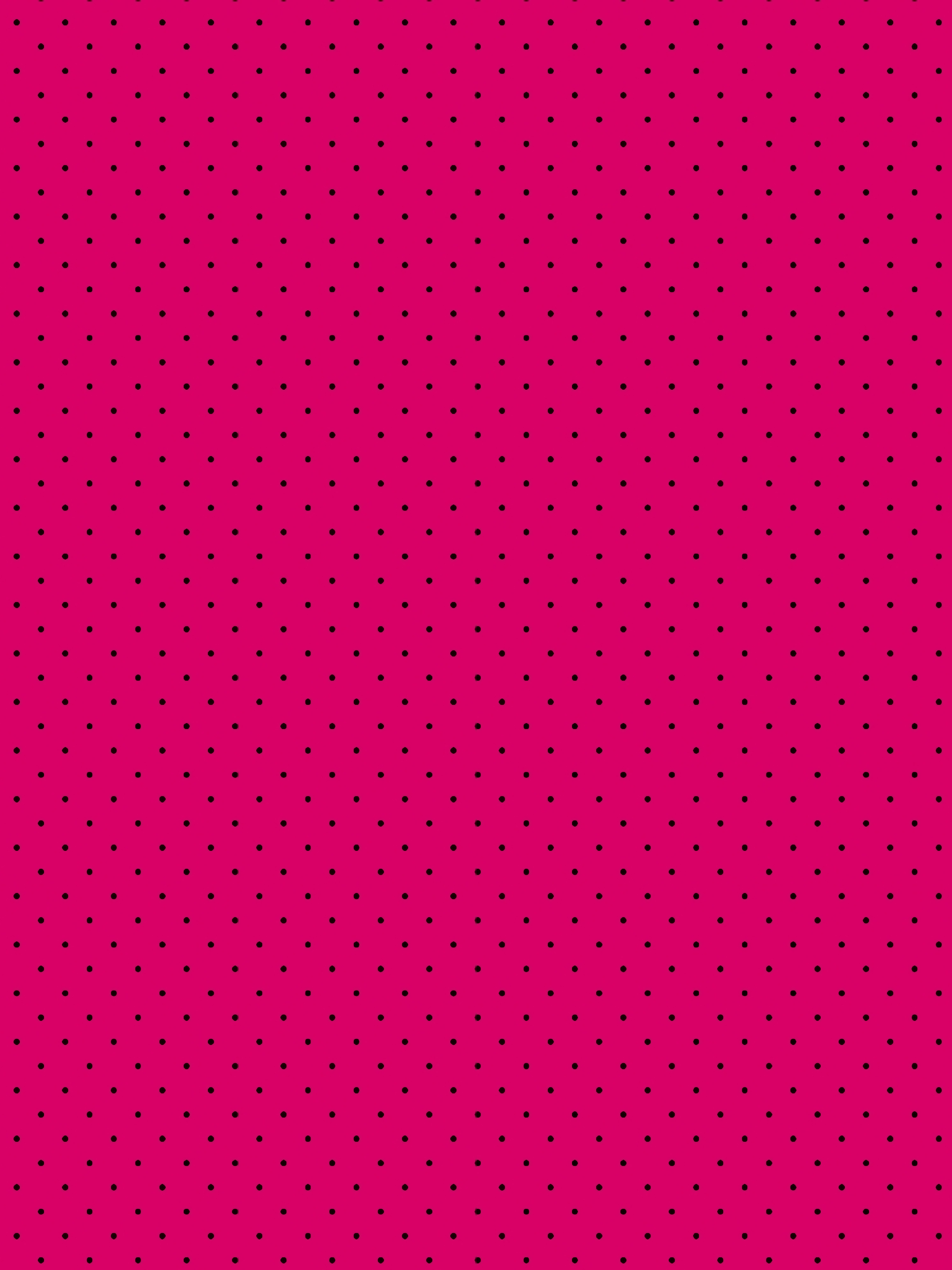 Extra Small Black on Dark Hot Pink Polka Dots Graphic | Inspire Uplift