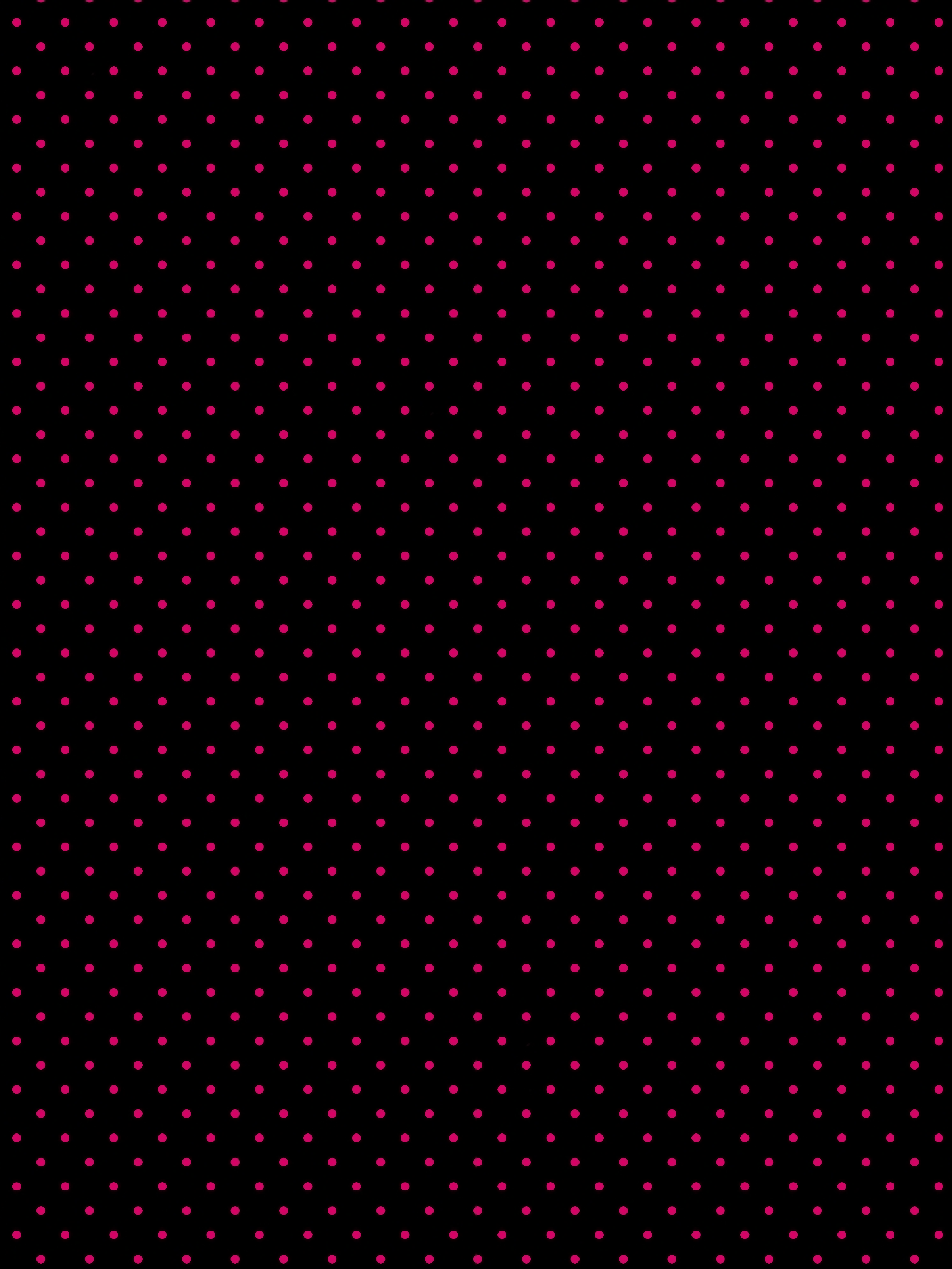 Extra Small Dark Hot Pink on Black Polka Dots Graphic | Inspire Uplift