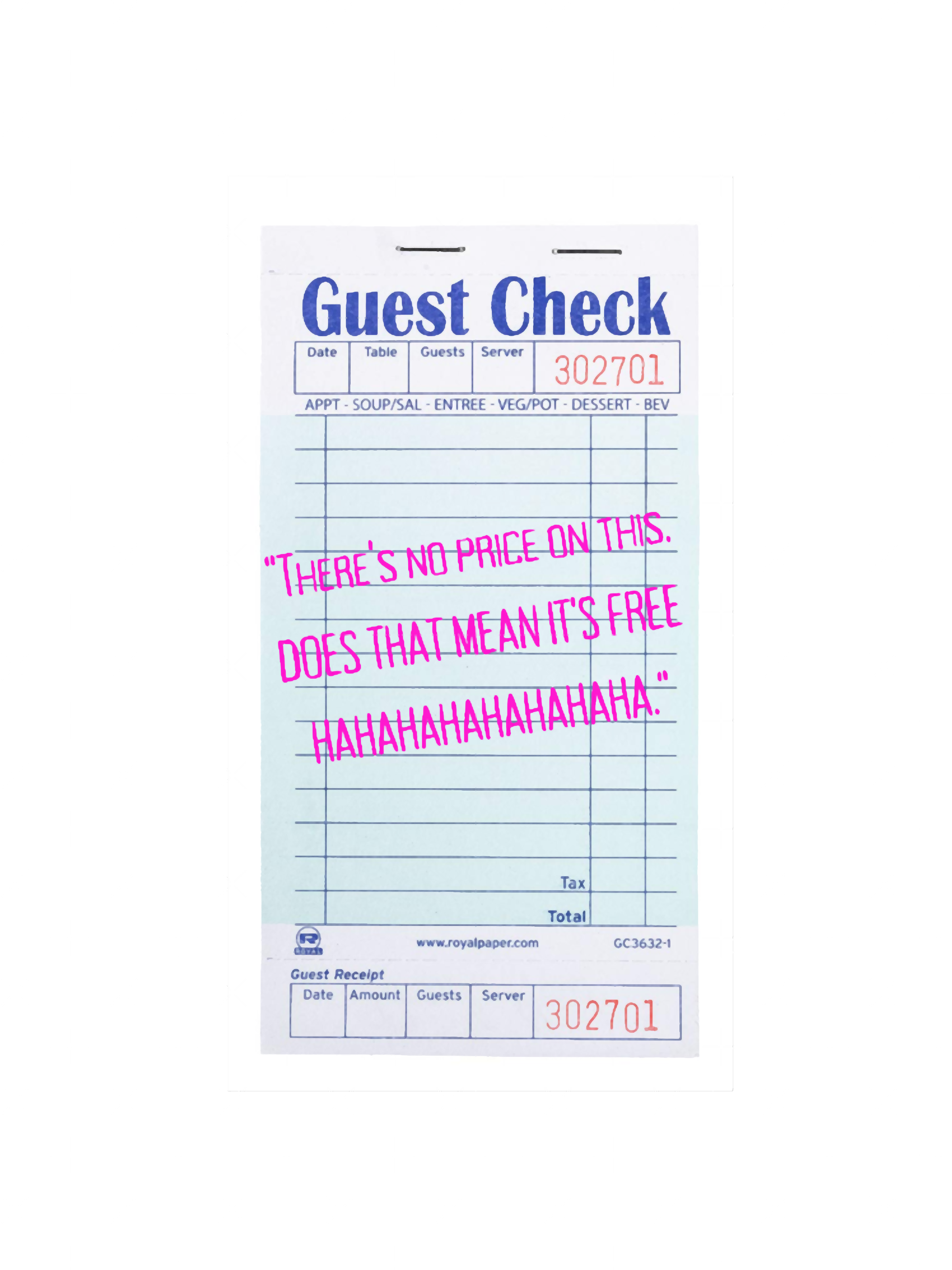 Guest CheckAnnoying CustomersThe Customer Is Always RightUnf | Inspire ...