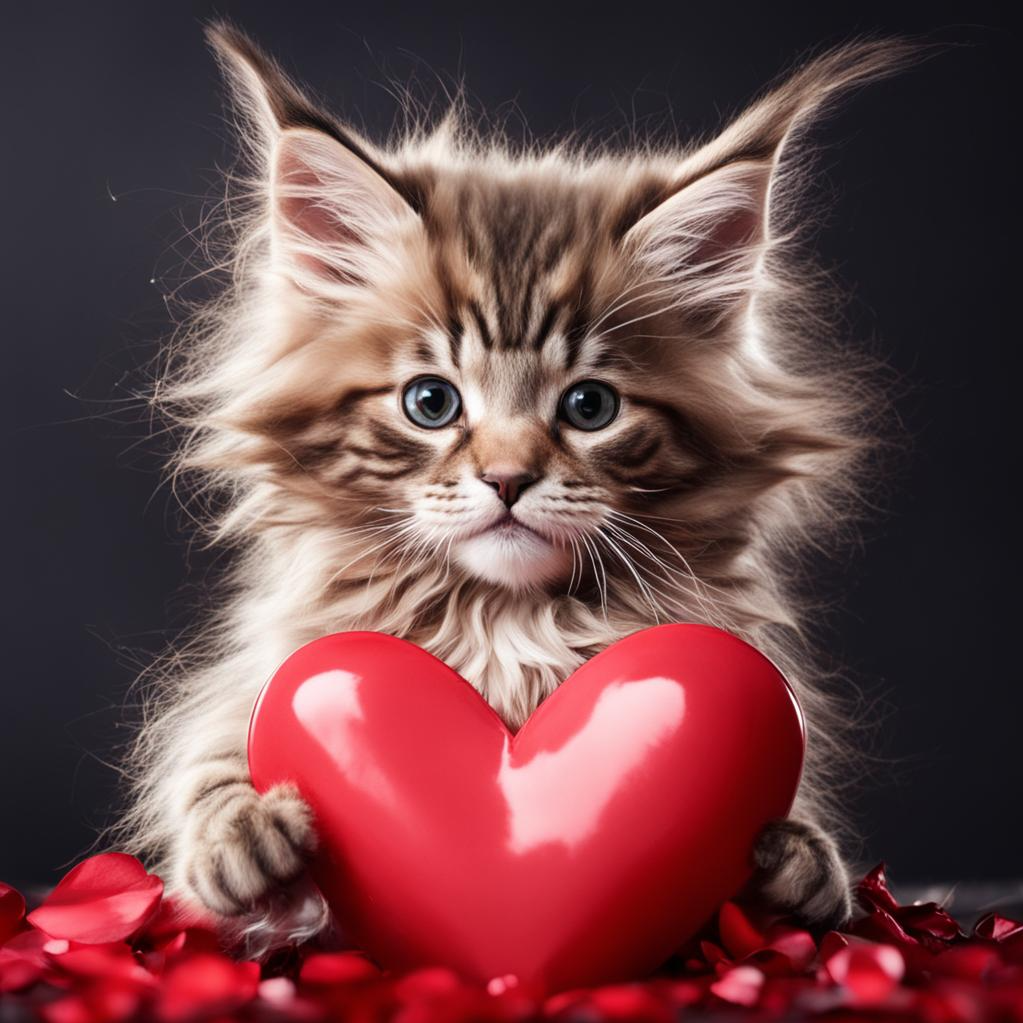 The cat in love - Inspire Uplift
