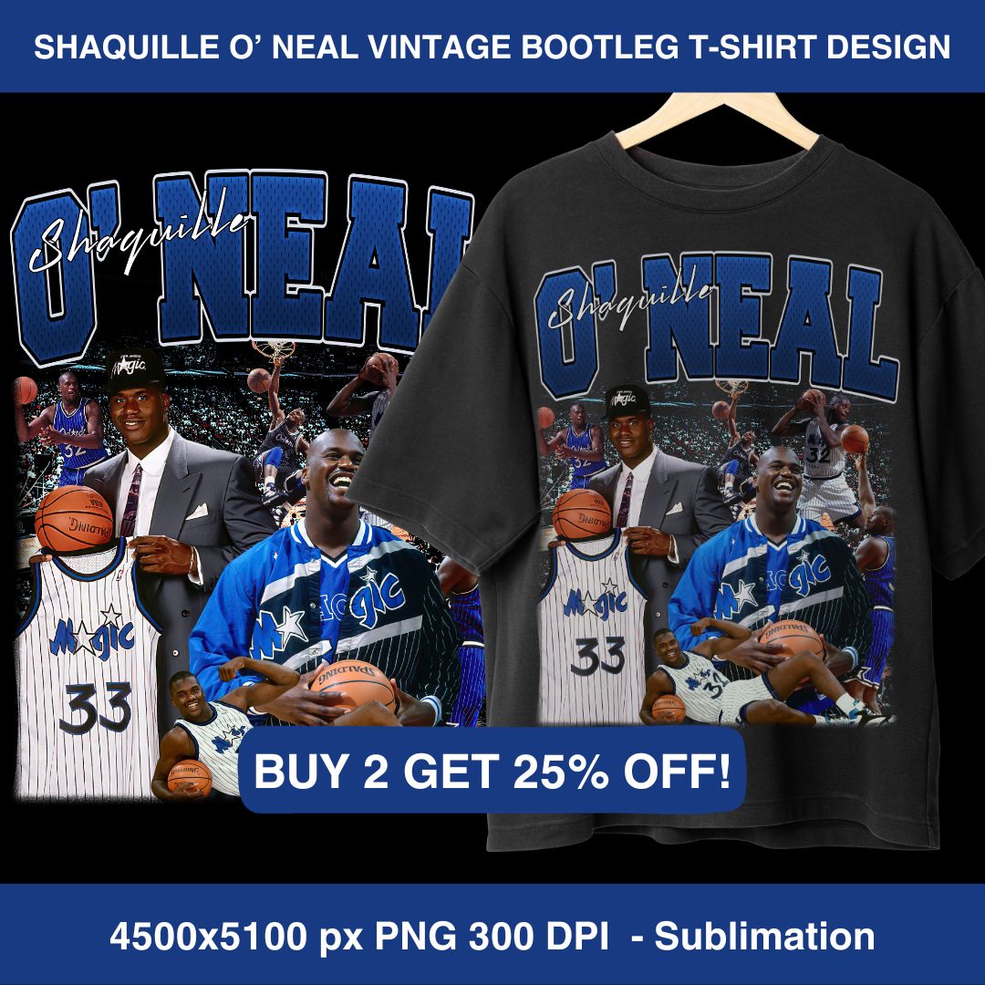 SHAQ Bootleg Lakers PNG - PNG Transparent Digital Download F | Inspire ...