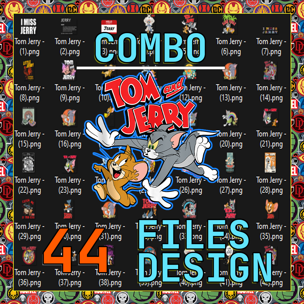 Tom & Jerry Bundle / Digital Download / High-Quality /, Png | Inspire Uplift