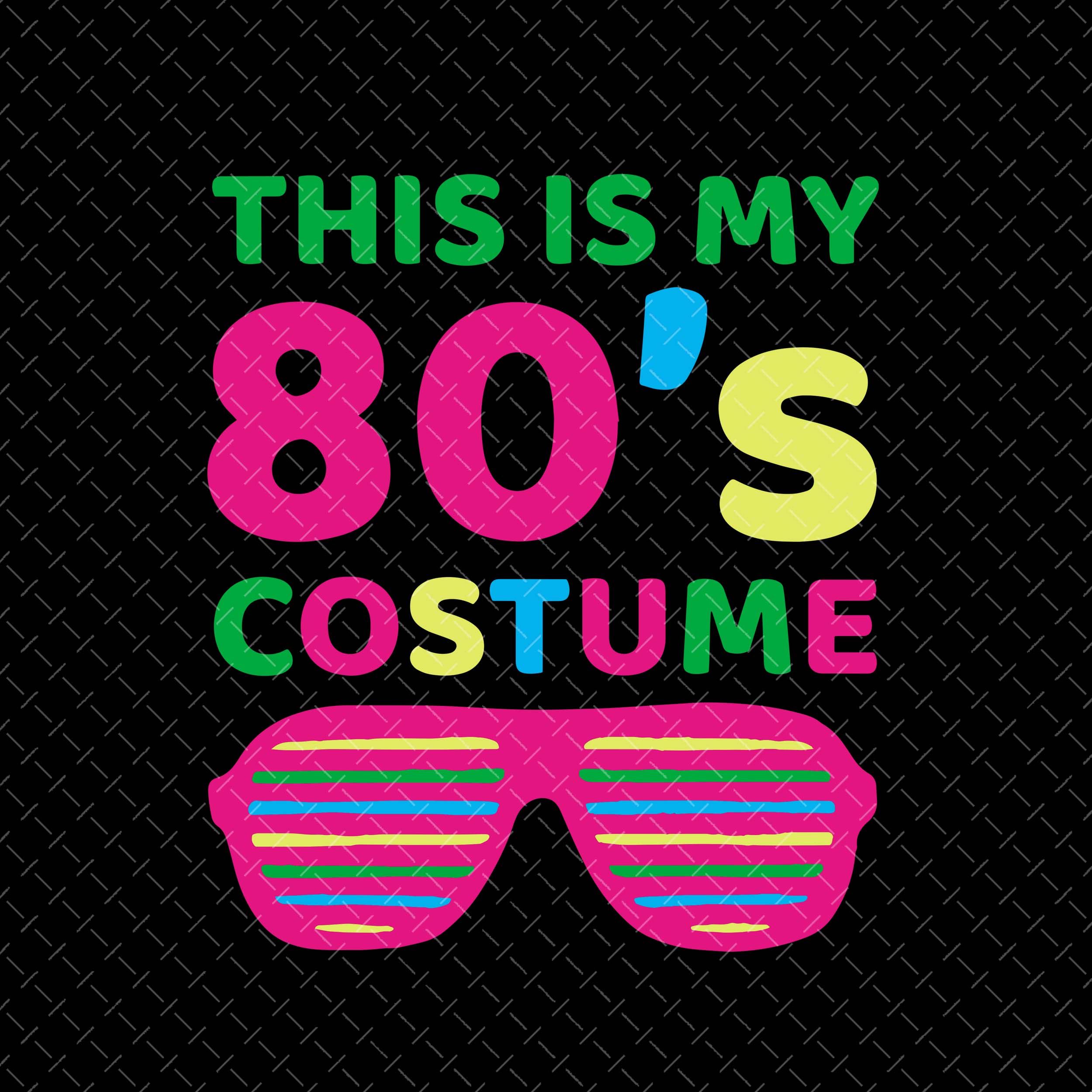 this is my 80's costume svg, 80s Retro svg, 80s Party svg, B | Inspire ...